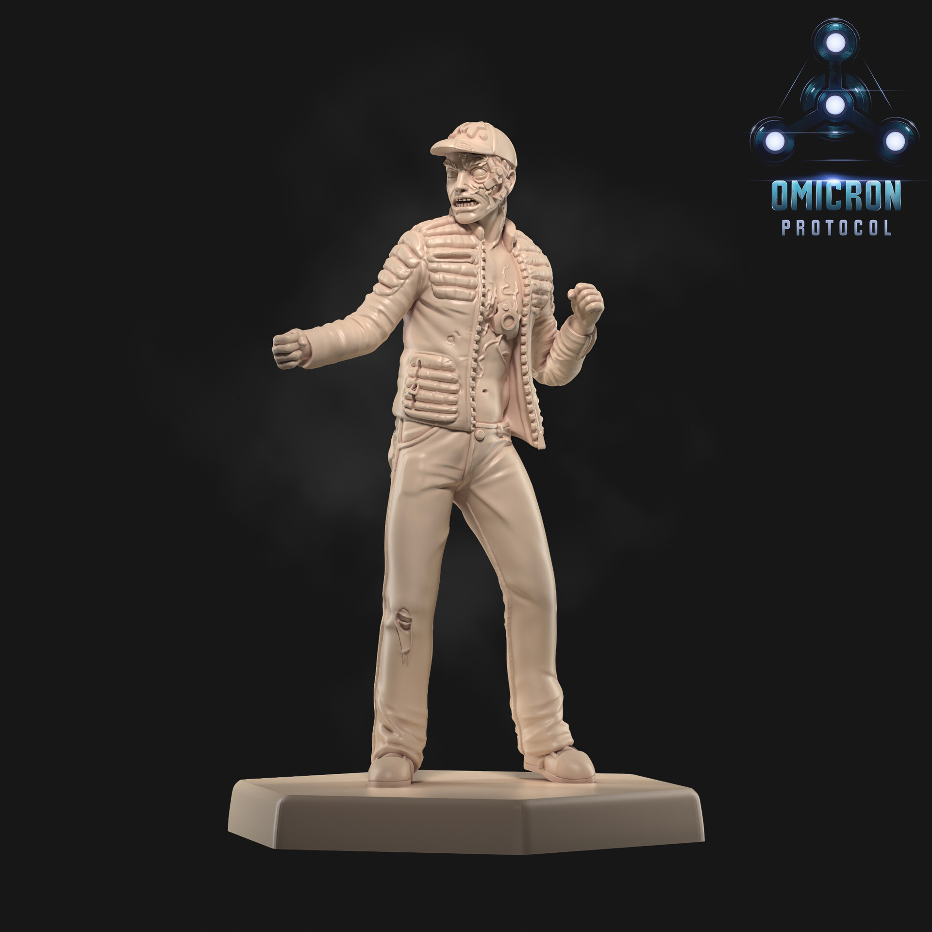 ArtStation - CyMS - Punch Guy - Miniature - Omicron Protocol