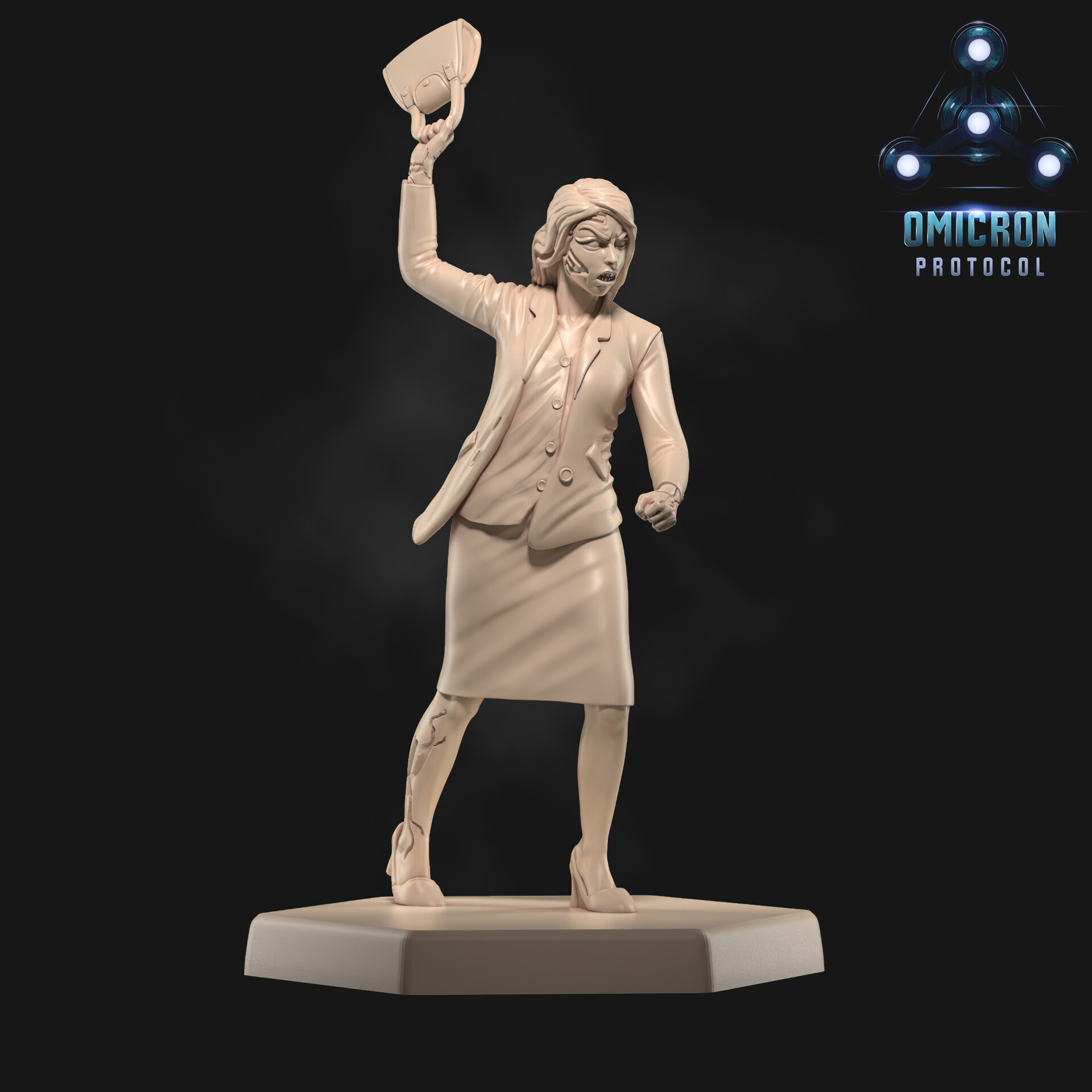 ArtStation - CyMS - Bag Lady - Miniature - Omicron Protocol