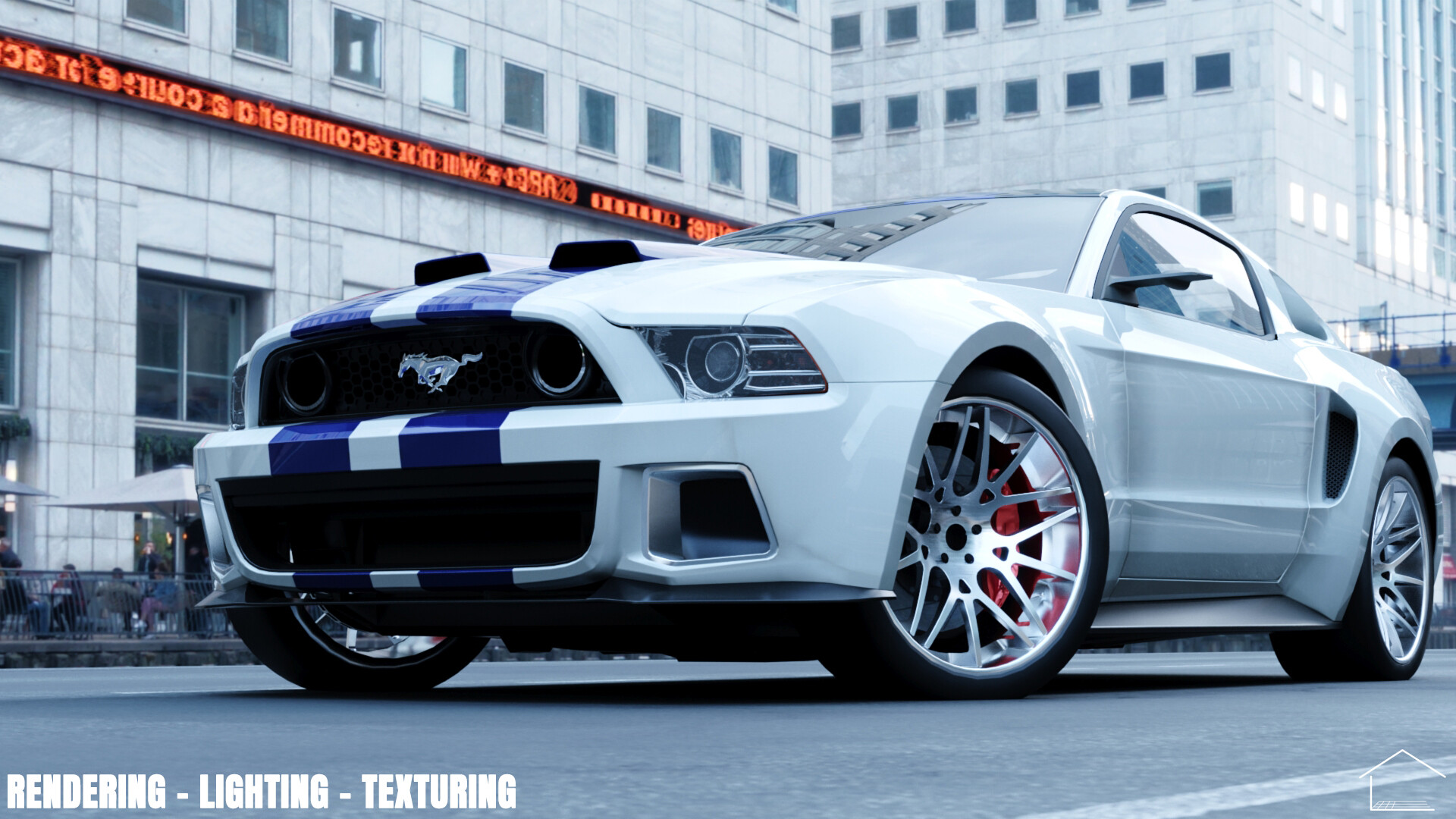 ArtStation - Mustang 2015 from NFS movie - Rendering