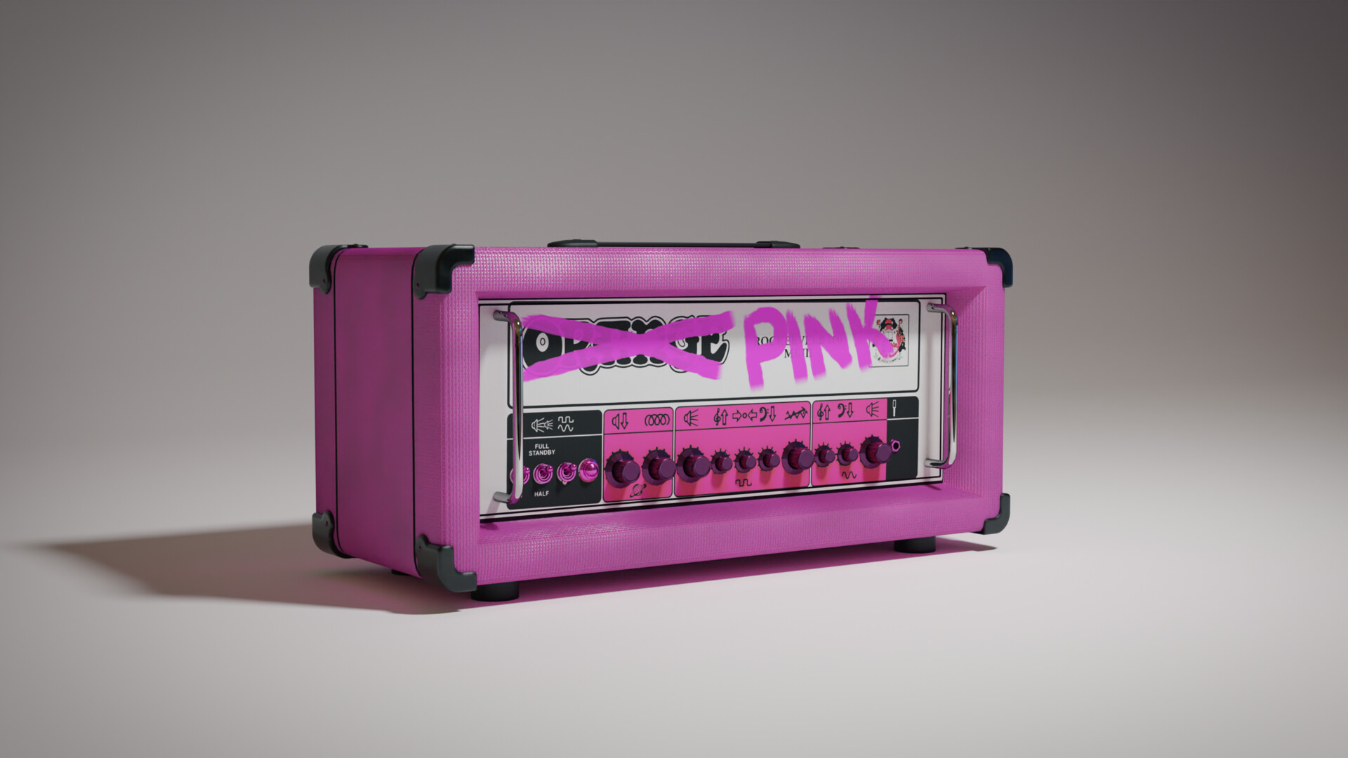ArtStation - pink orange amplifier