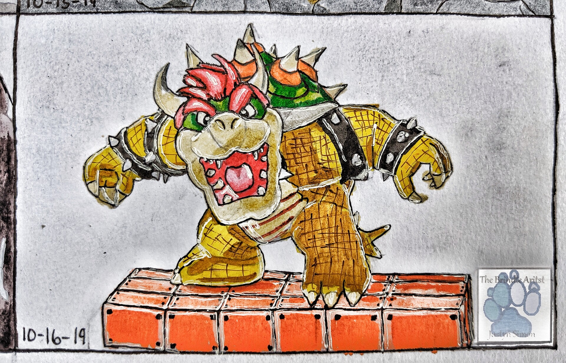 ArtStation - Inktober 2019 day 16: Bowser