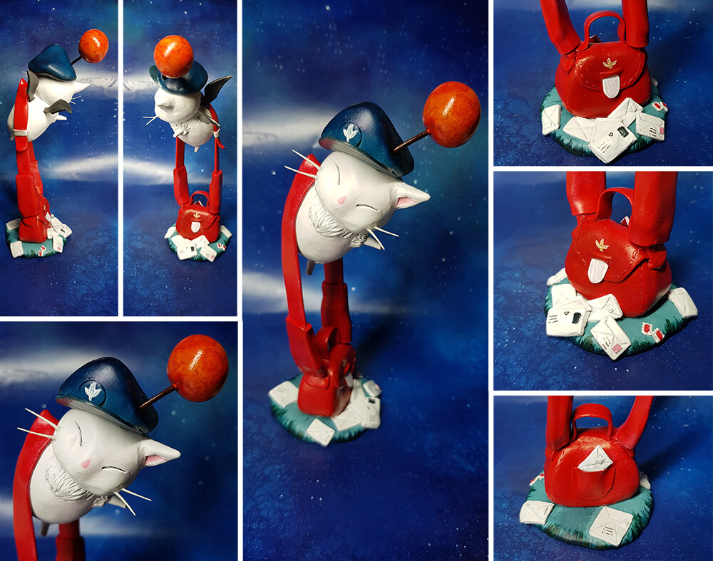 ArtStation - Delivery Moogle Sculpture