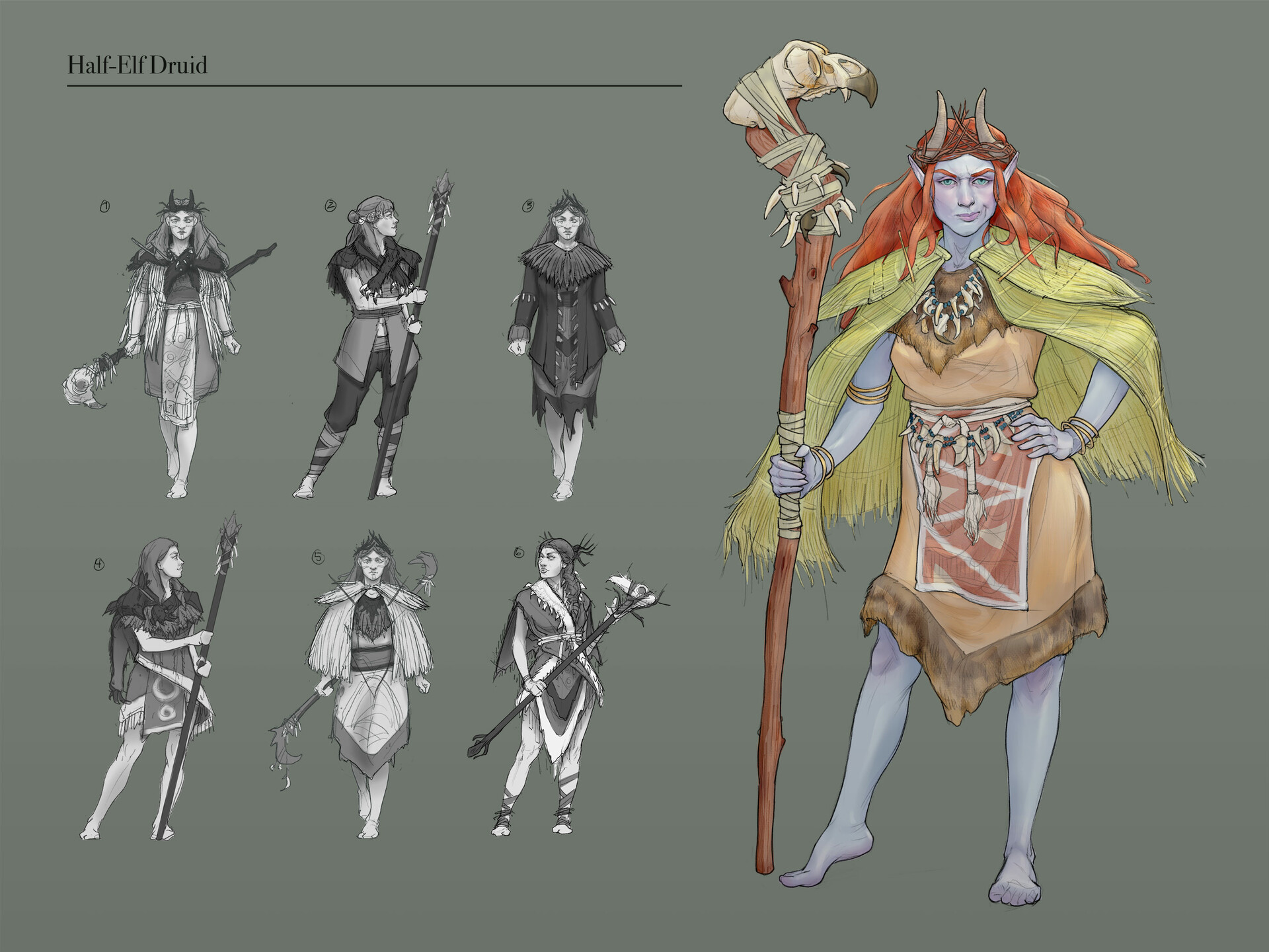 Wayne Chang - Half-Elf Druid