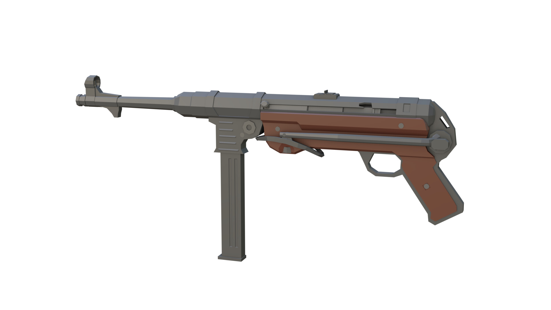 Phrong - Low-poly MP40
