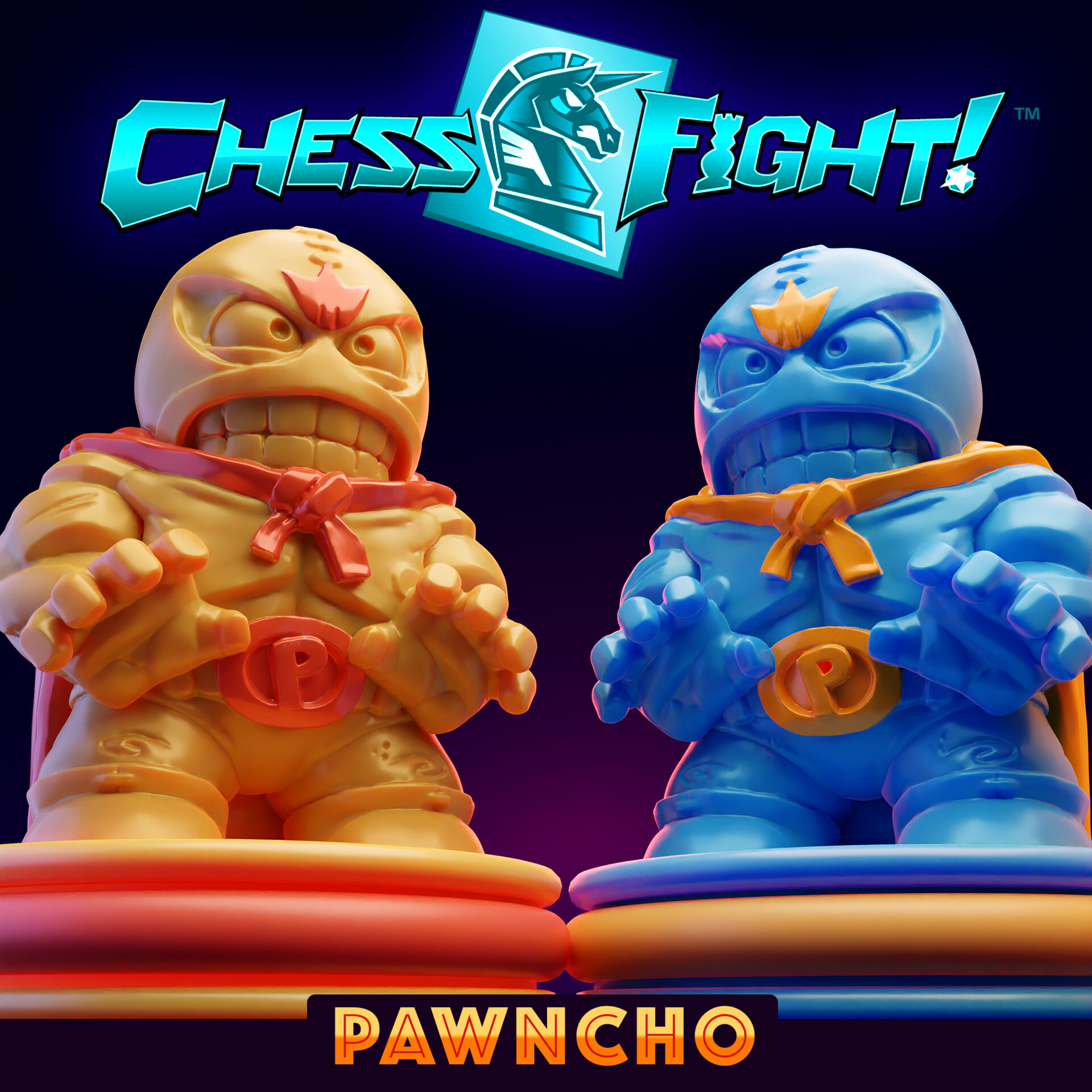 ArtStation - Chess Fight "FIGHTERS"