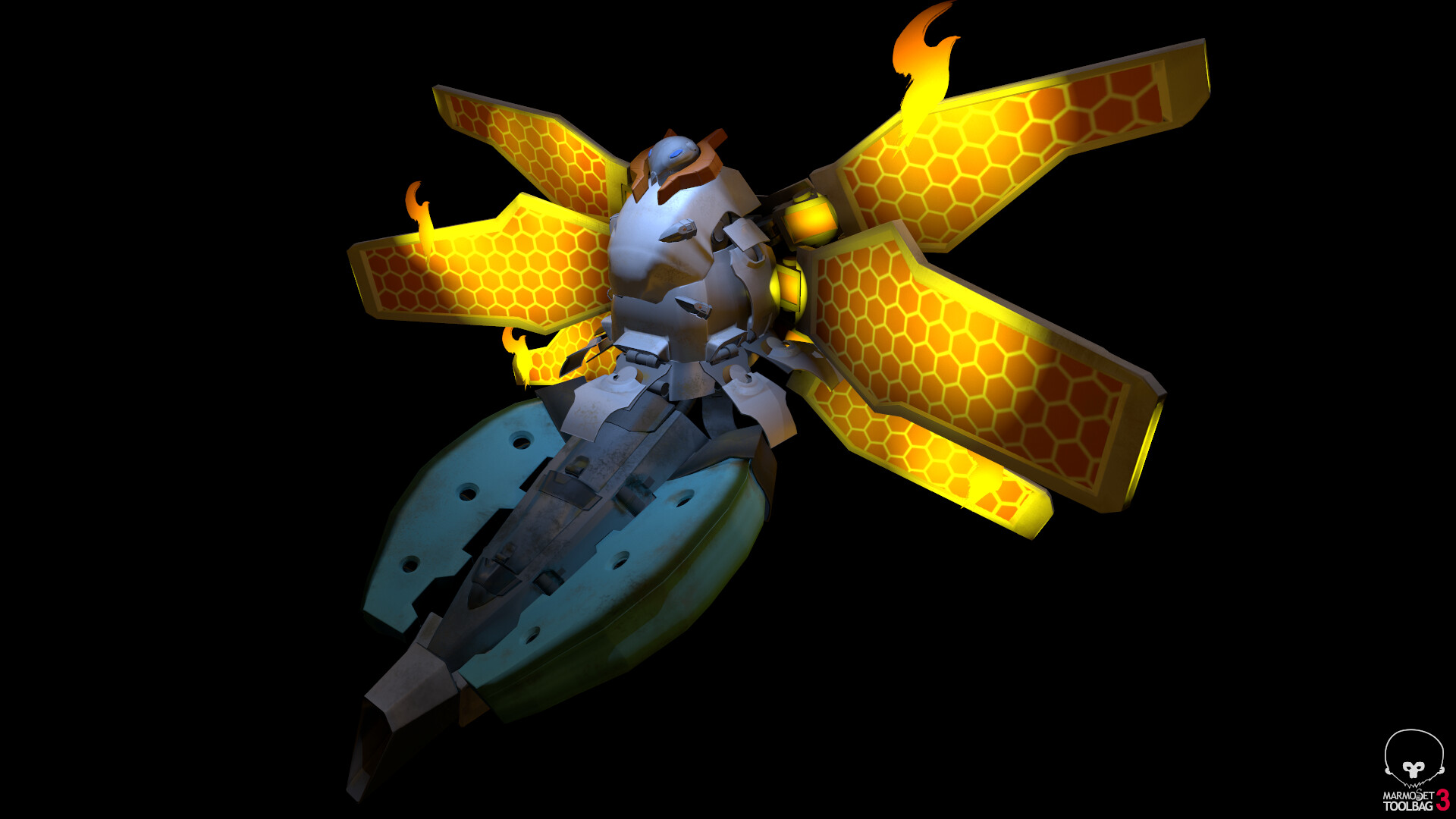 ArtStation - Assignment 3 - Mecha Pokemon Hard Surface Modelling