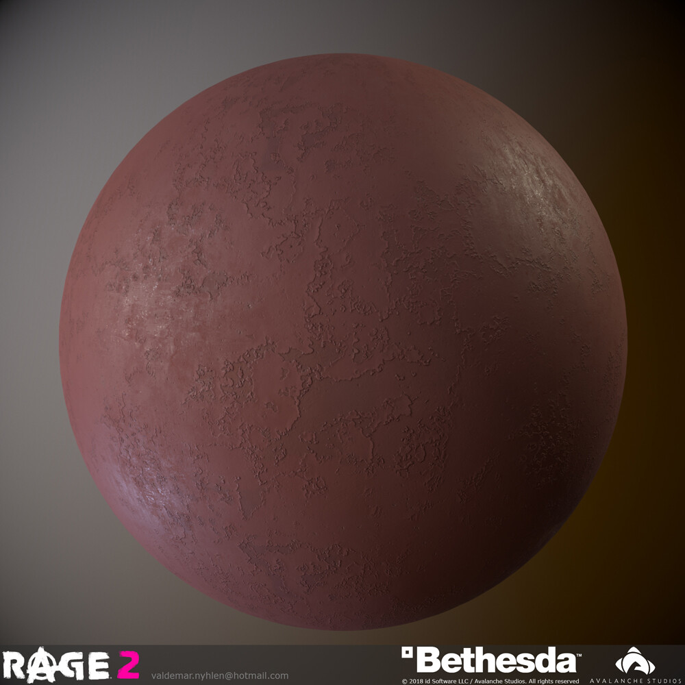 Valdemar Nyhlén - Rage 2 Environment Textures