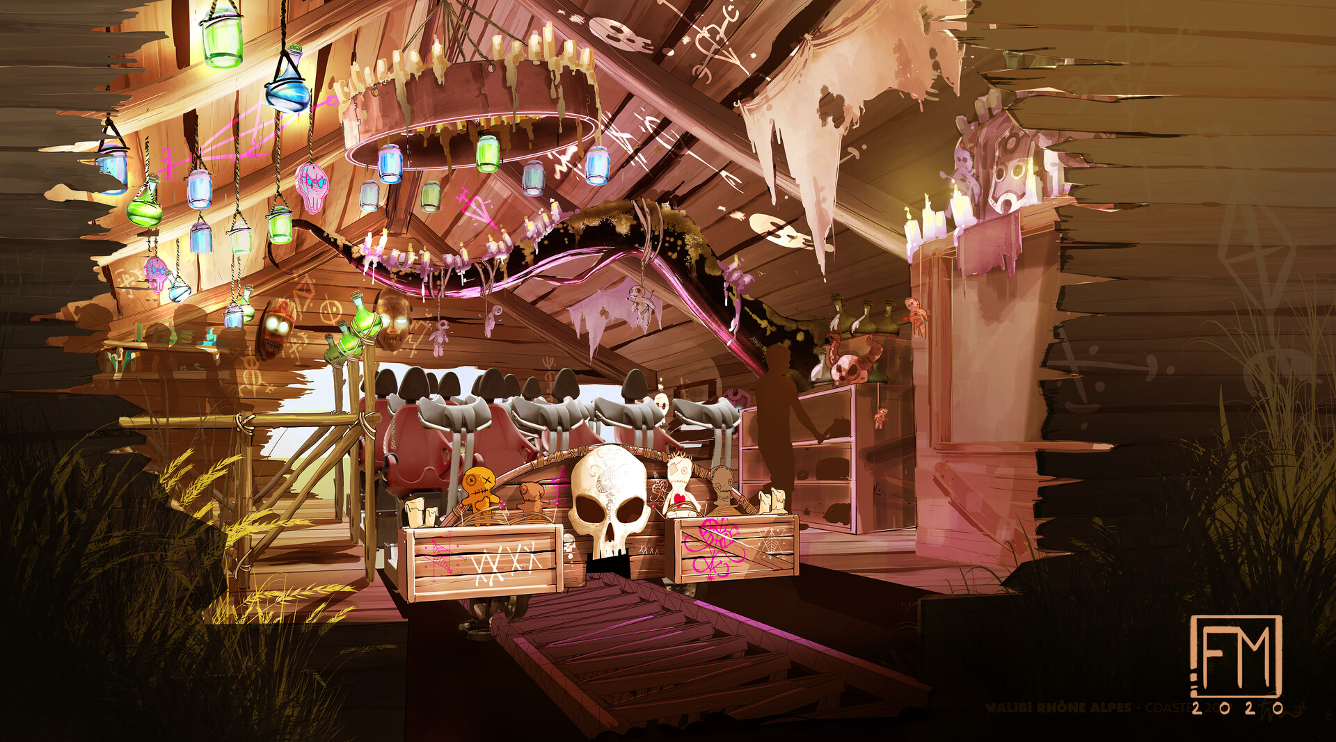 ArtStation - MYSTIC for Walibi Rhône-Alpes - 2017