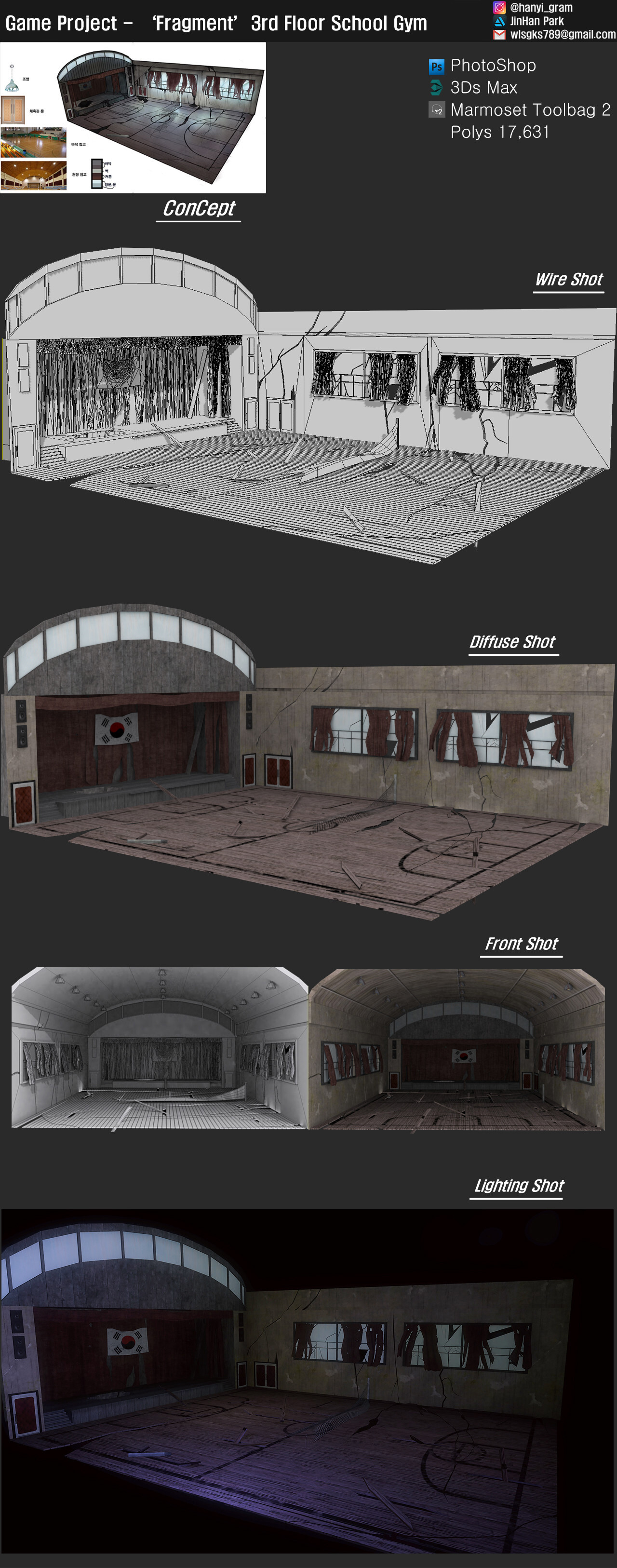 ArtStation - ‘Fragment’ 3rd Floor School Gym