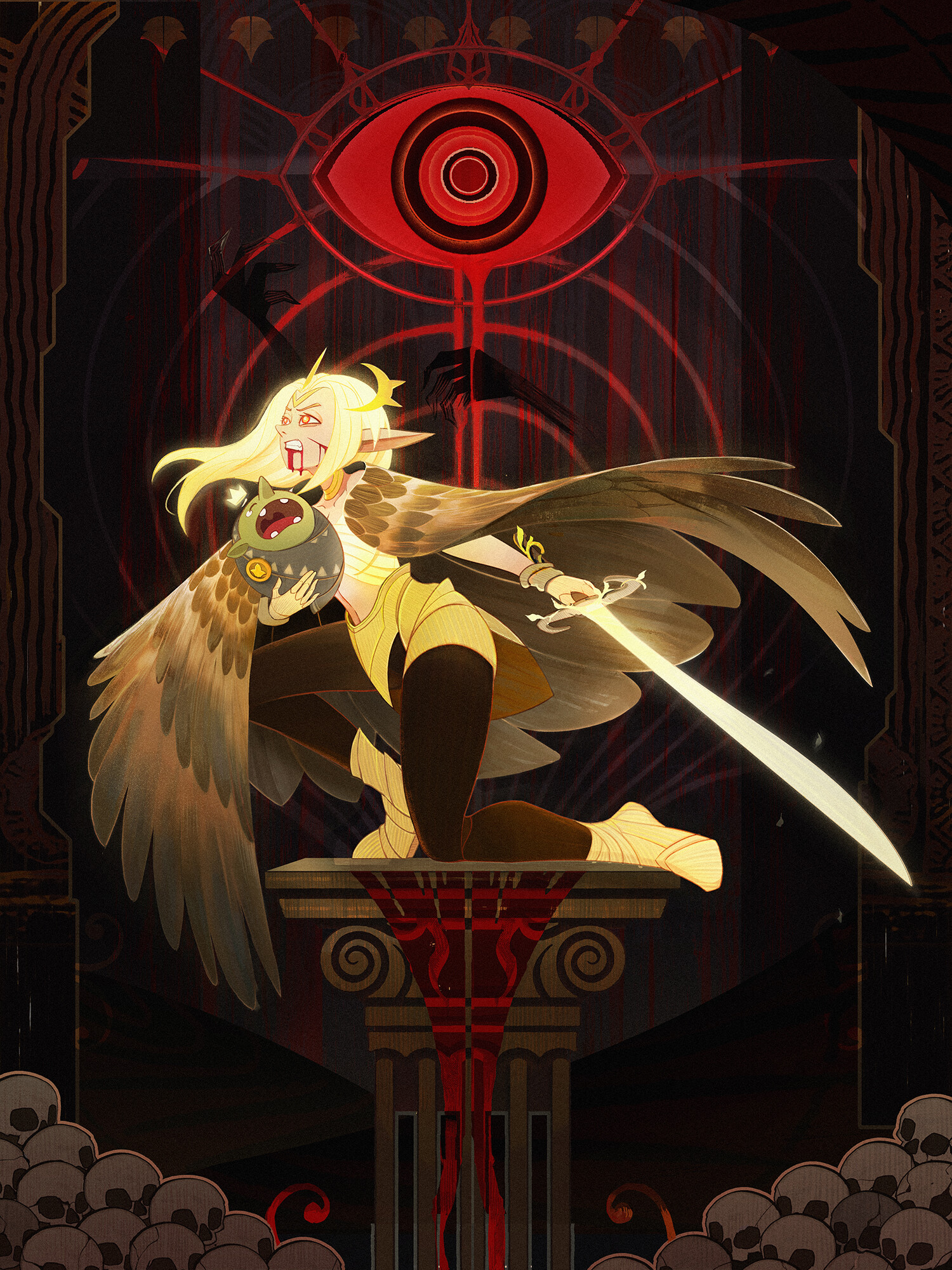 ArtStation - The protector - CDC Elf warrio, Kinohara Kossuta