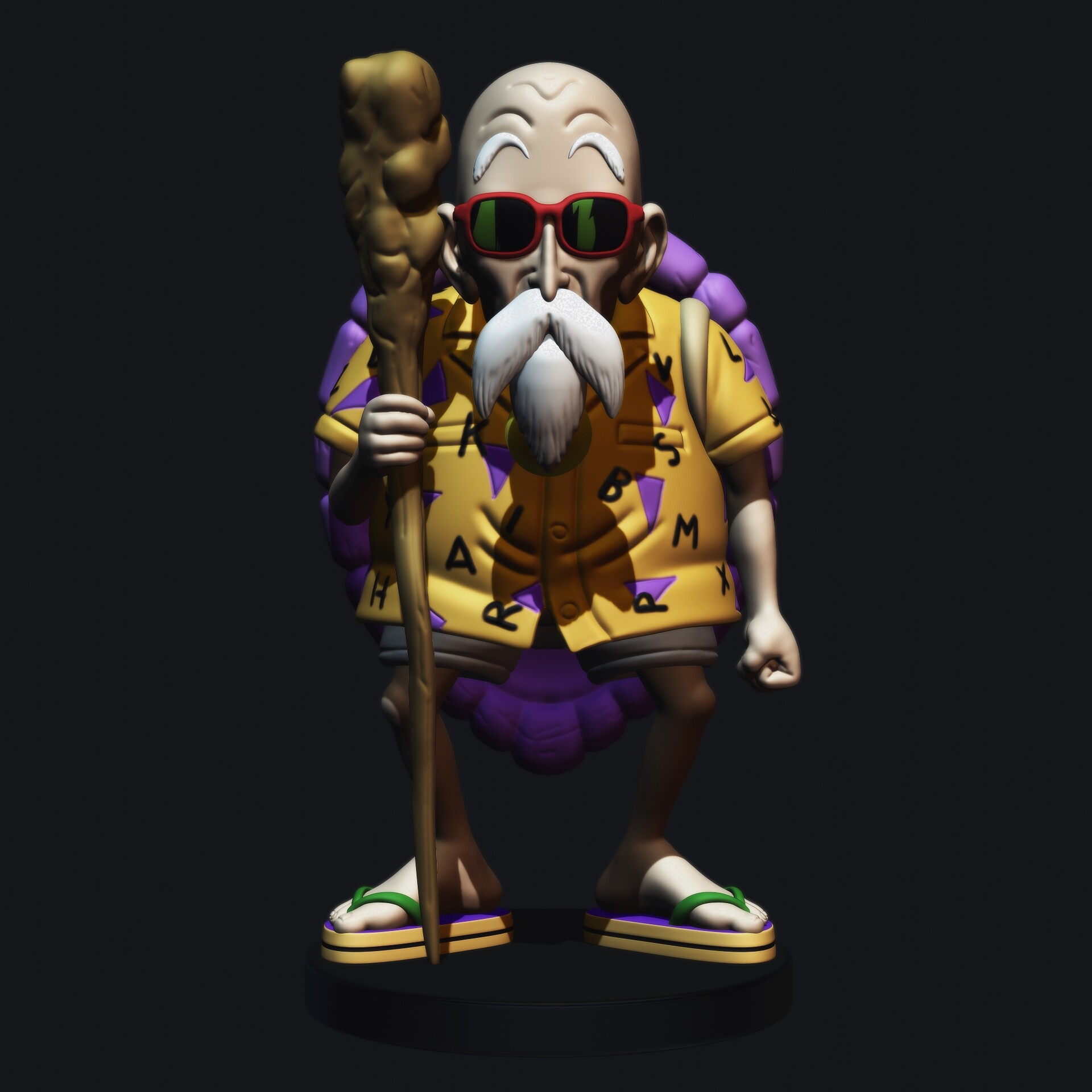 Mauricio Garcia - 06 Master Roshi 1986 / Dragon Ball Fanart