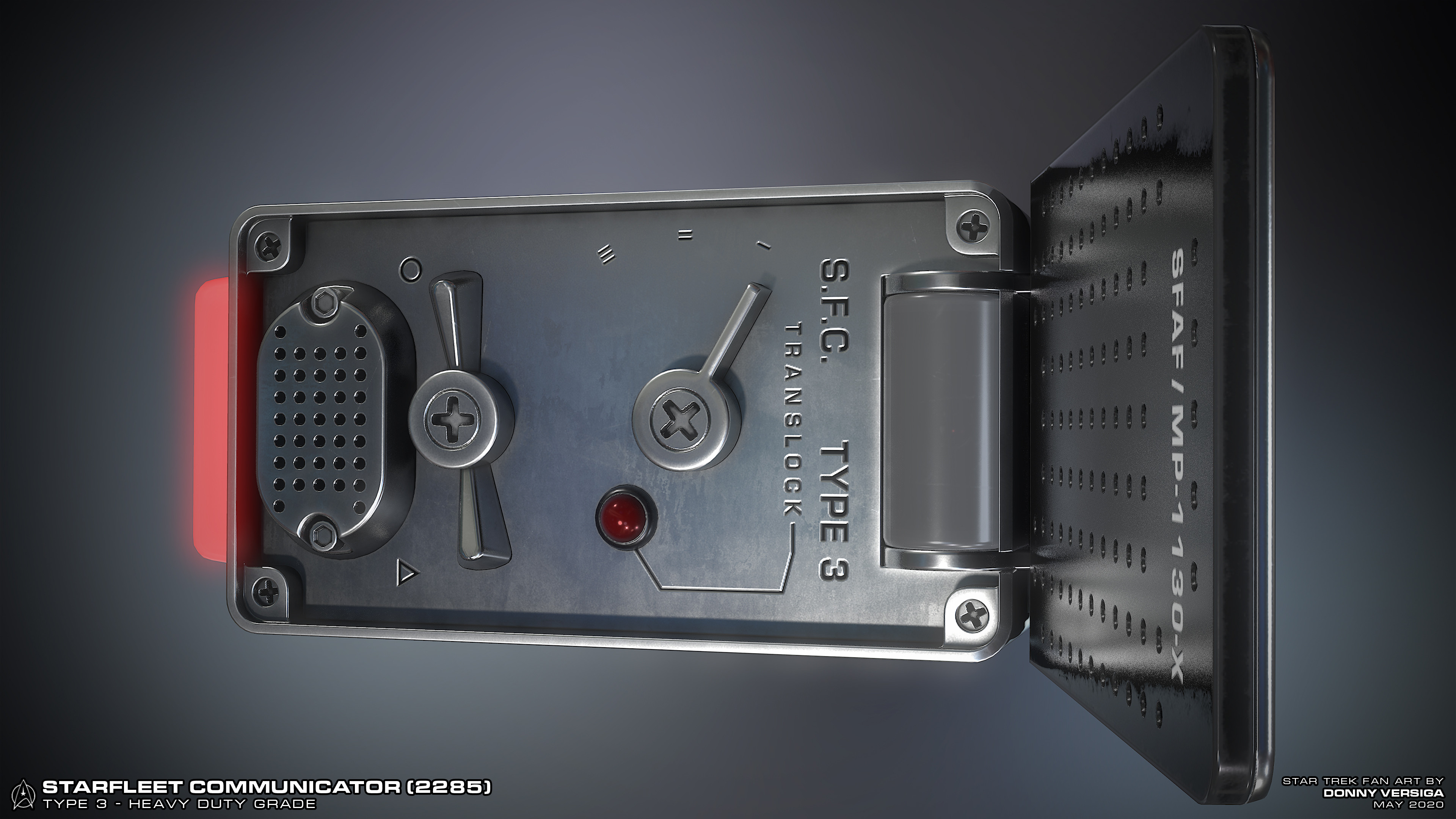 Donny Versiga - Starfleet Communicator - Star Trek II: The Wrath of Khan