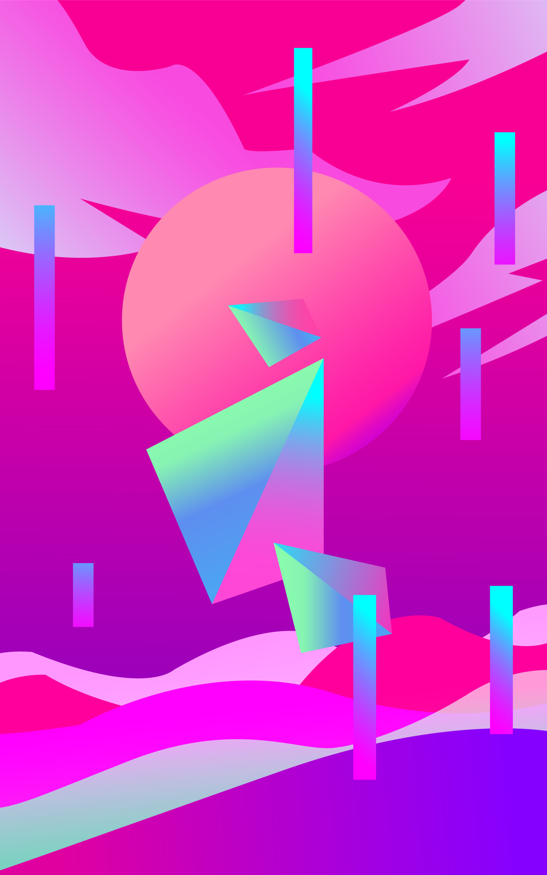 ArtStation - Abstract Pink Art