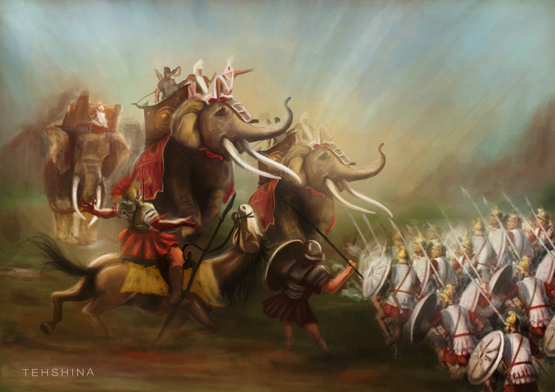 ArtStation - battle of hydaspes