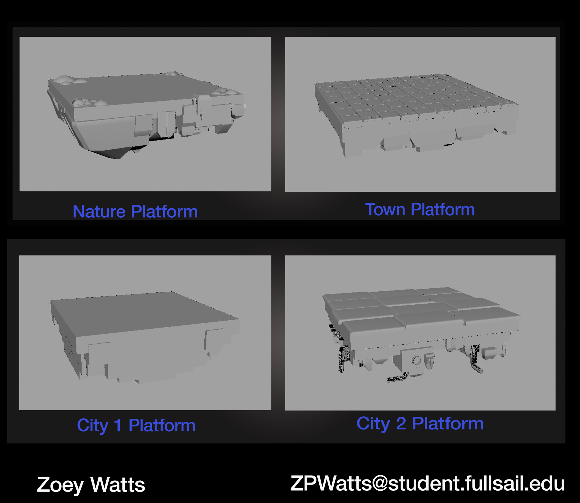 ArtStation - Atomic Chicken Props: Platforms
