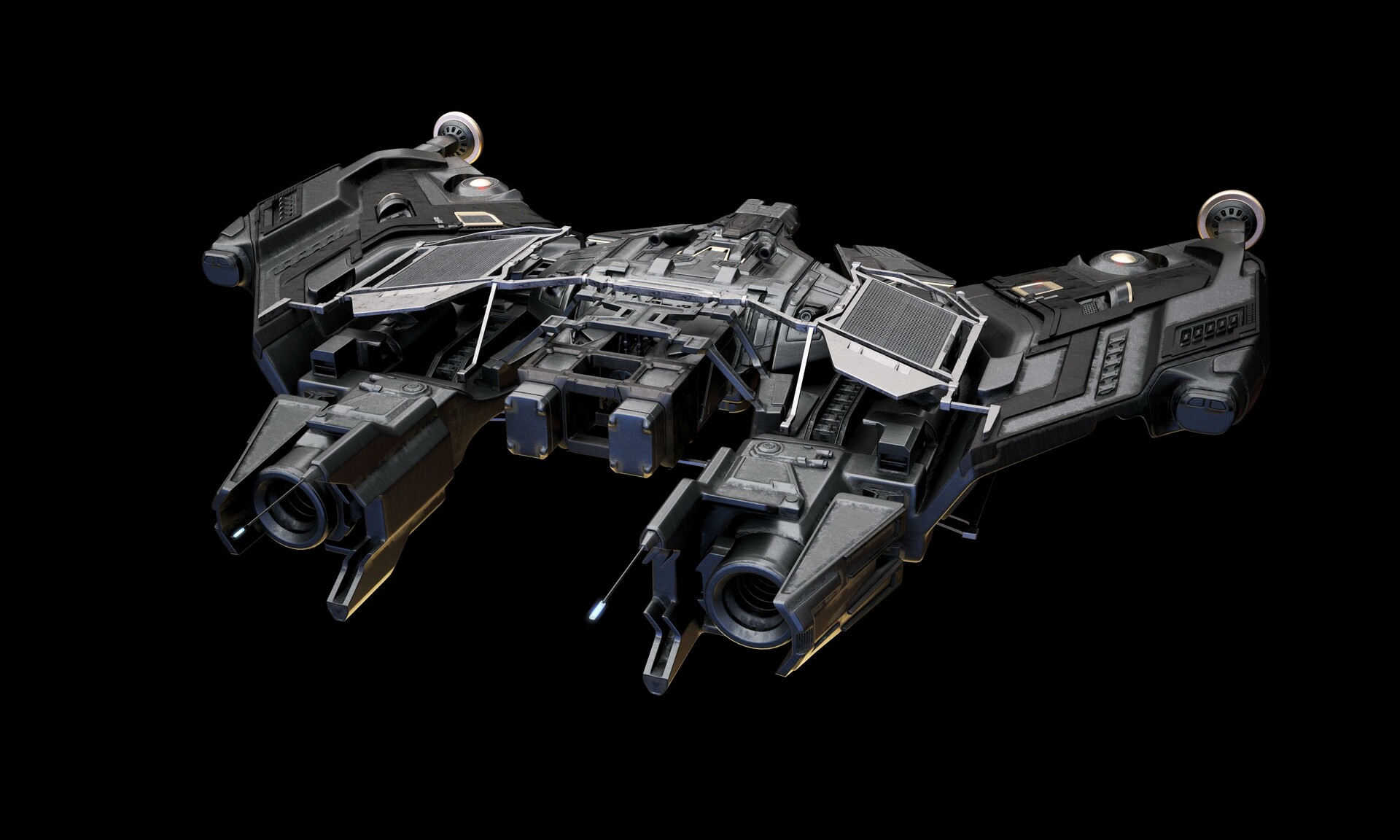 Lee Juin Lin - Mid-size cargo spaceship concept design