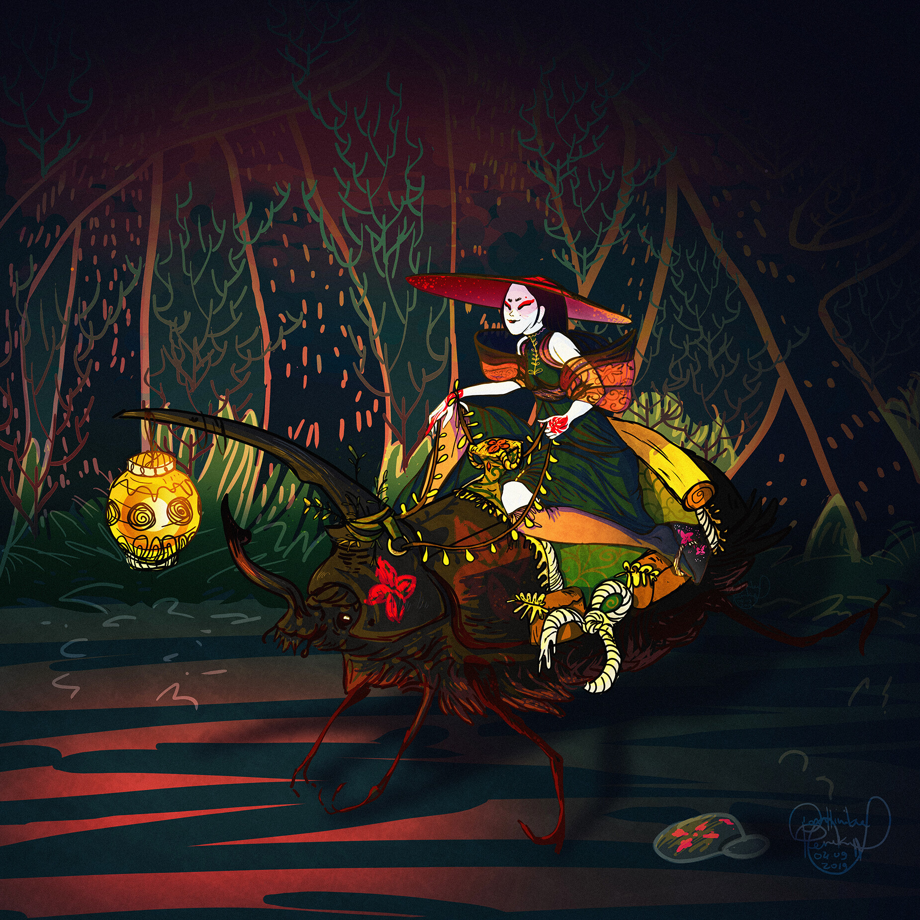 ArtStation - Hercules beetle Rider