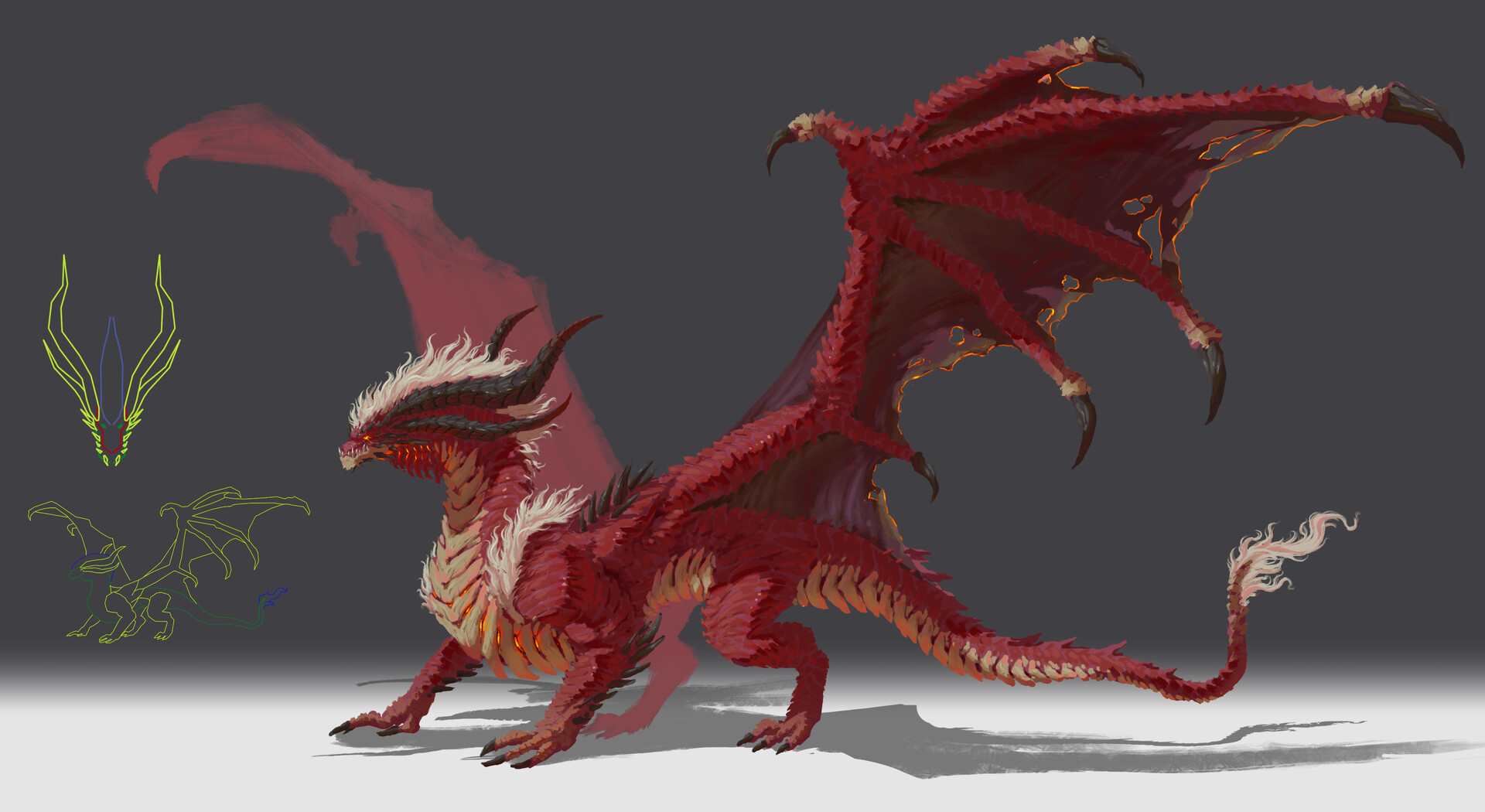 ArtStation - Red Dragon
