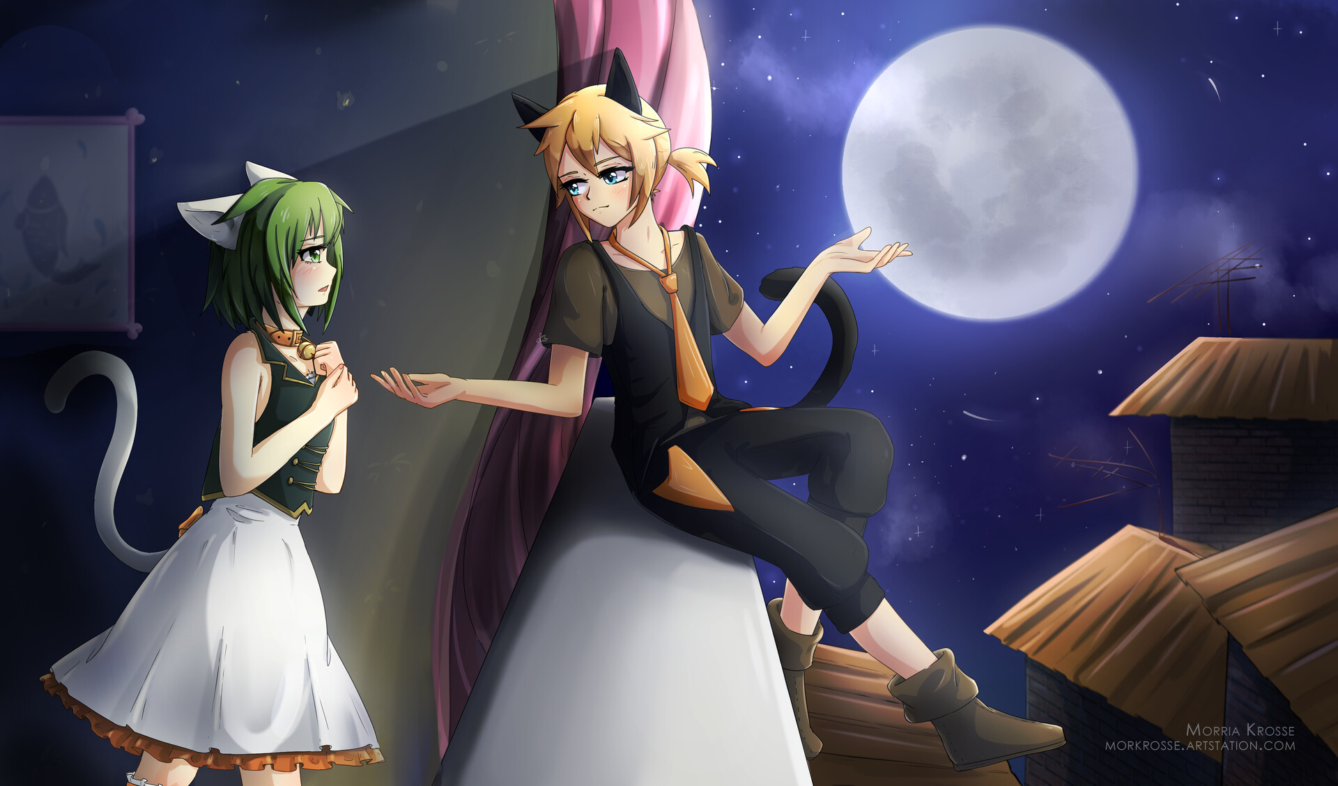 ArtStation - LEN&GUMI