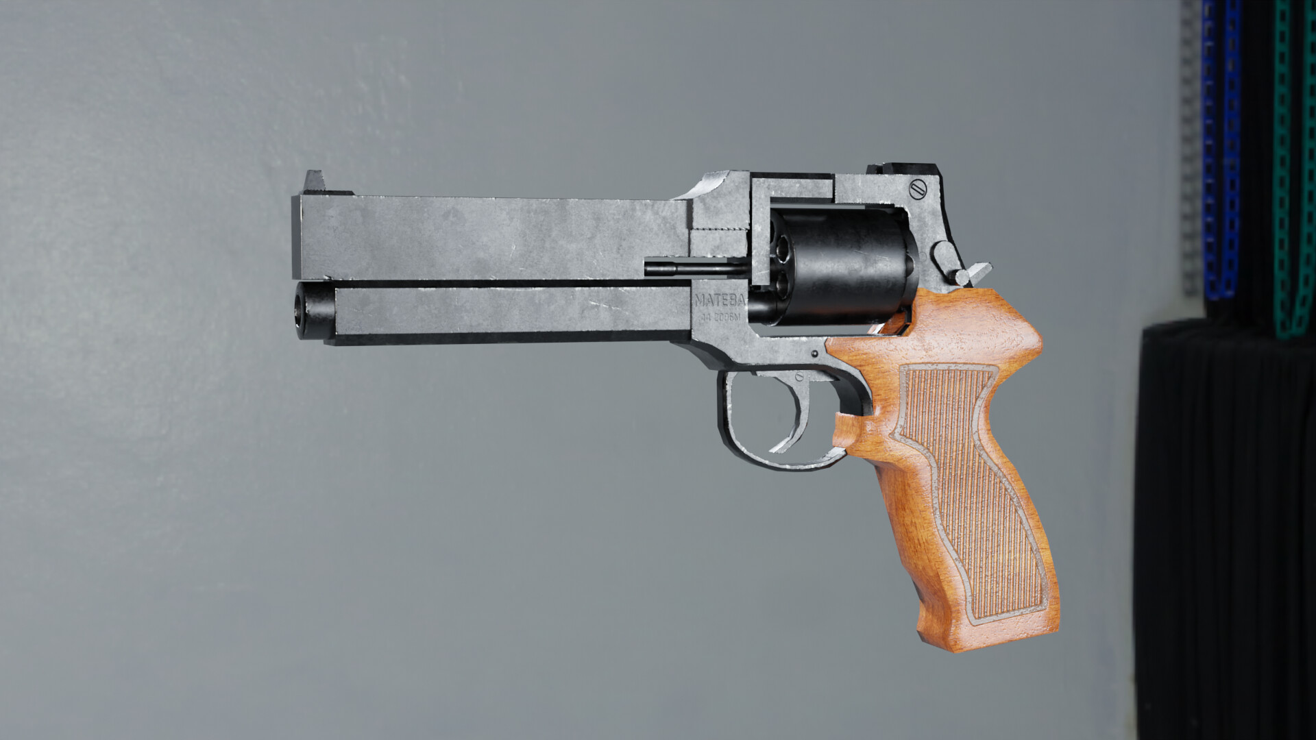 ArtStation - Mateba 2006M Revolver FANART (for Realtime)