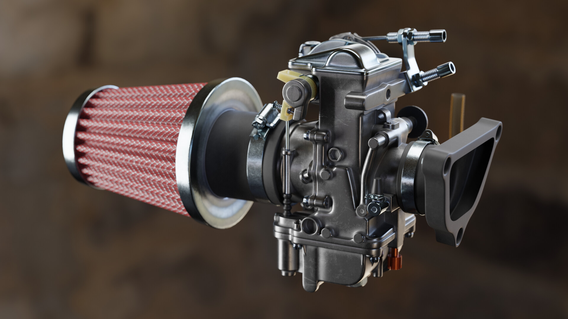 ArtStation - Motorcycle carburetor