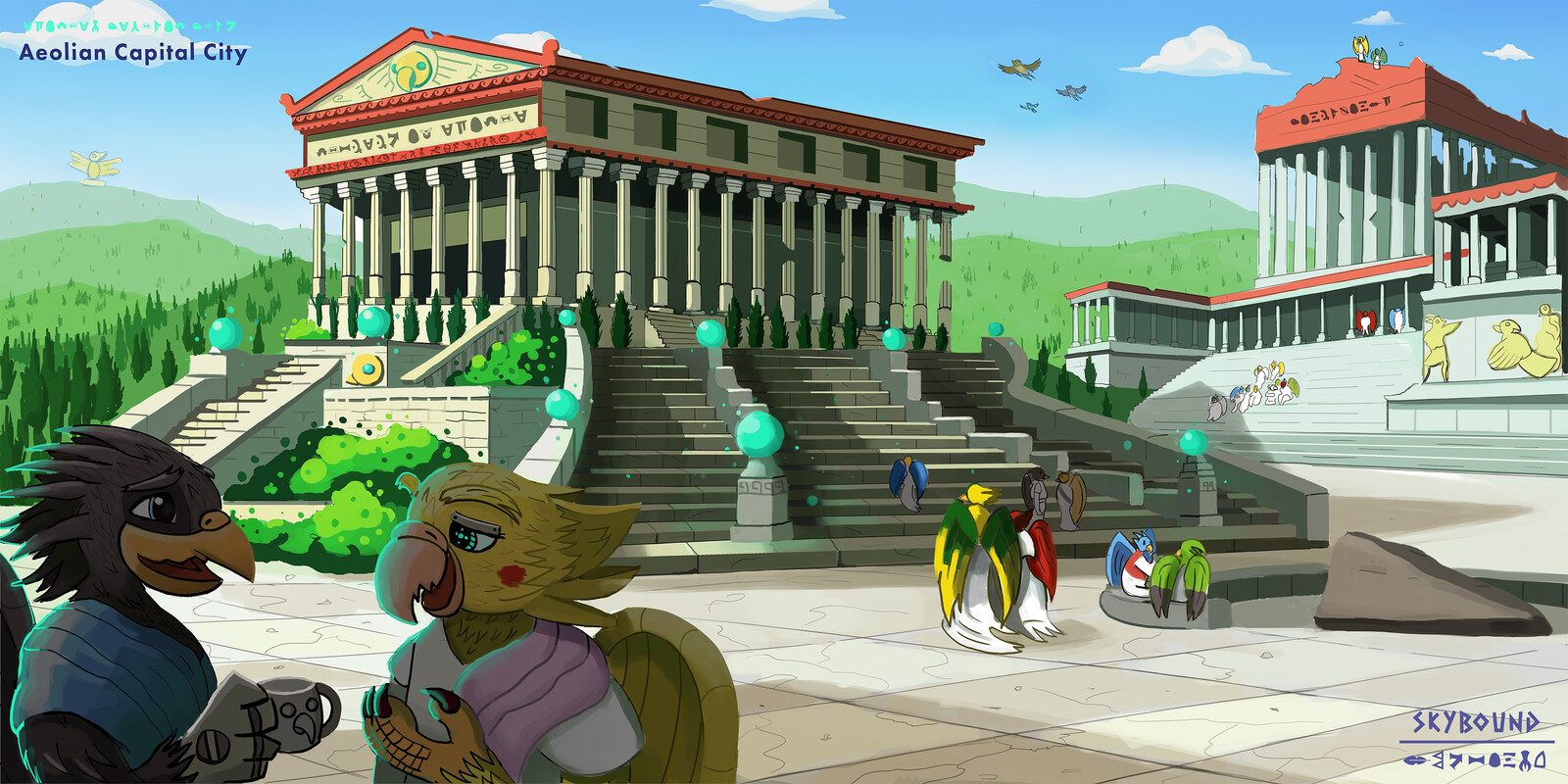 Andrew Moghab - Skybound: Concepts for an animated action/adventure story