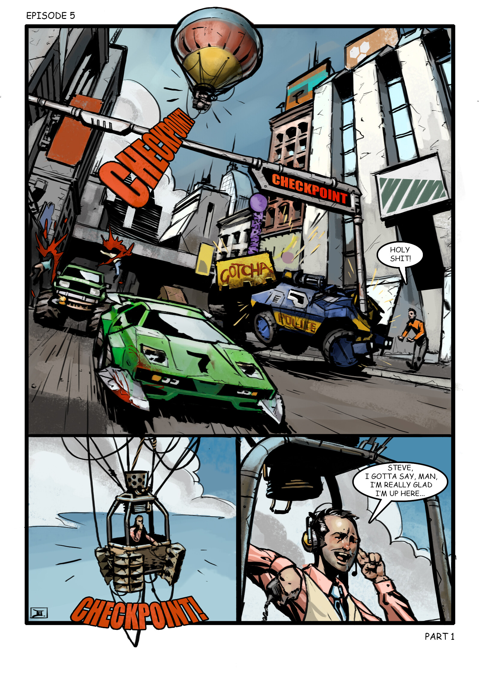 ArtStation - (Unofficial) Carmageddon comic: Episode 05