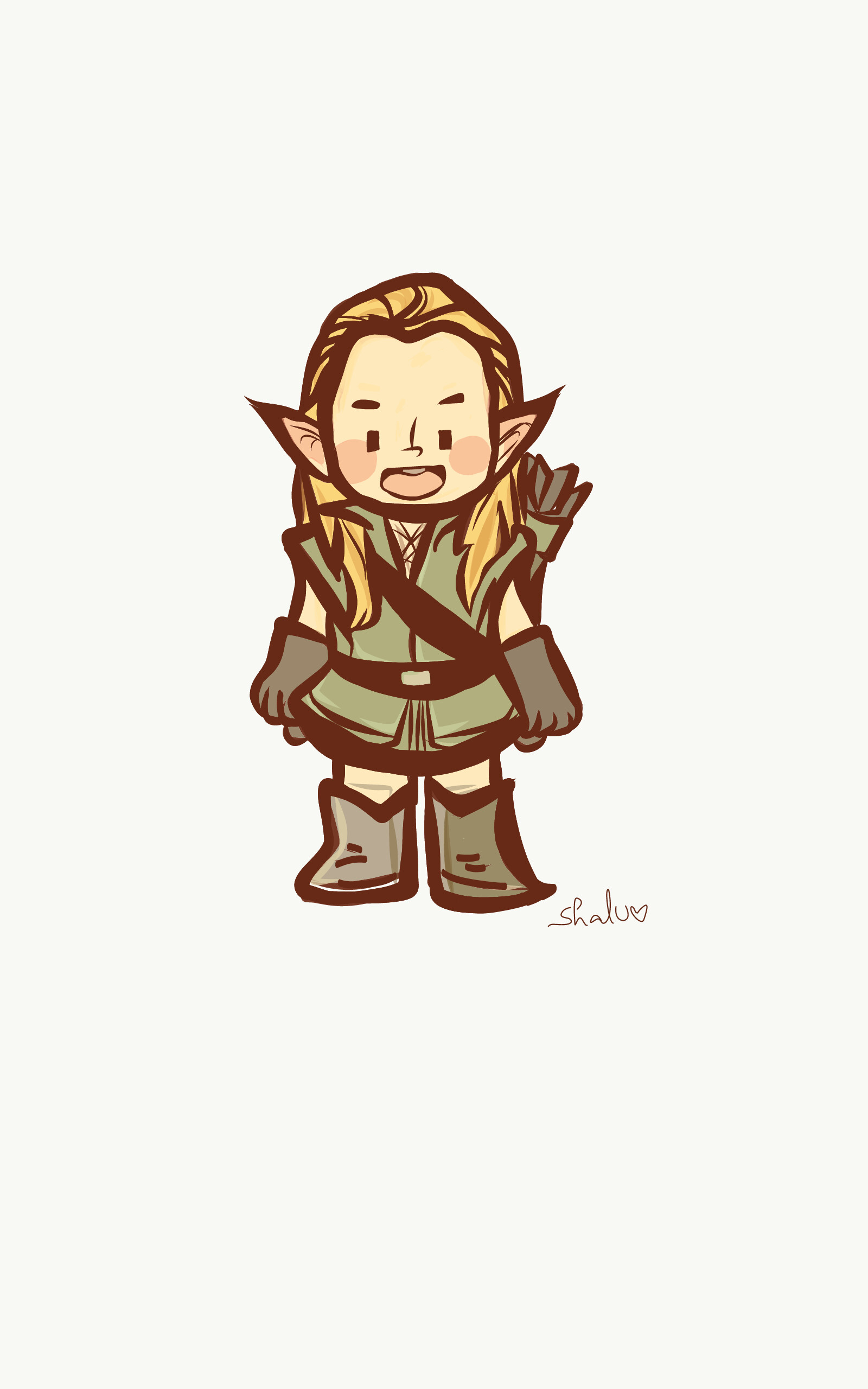 legolas drawing easy