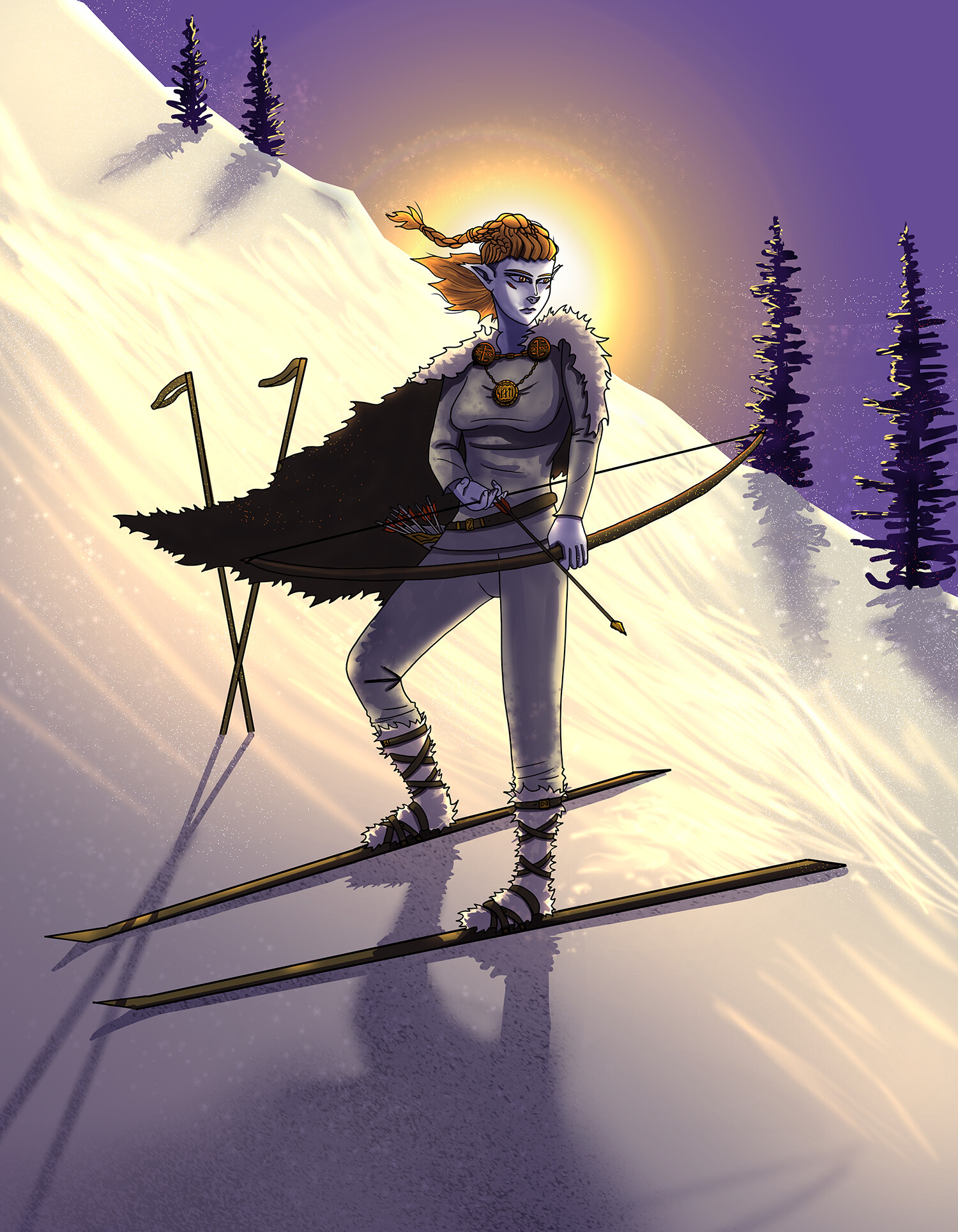 ArtStation - skadi (for character design challenge)