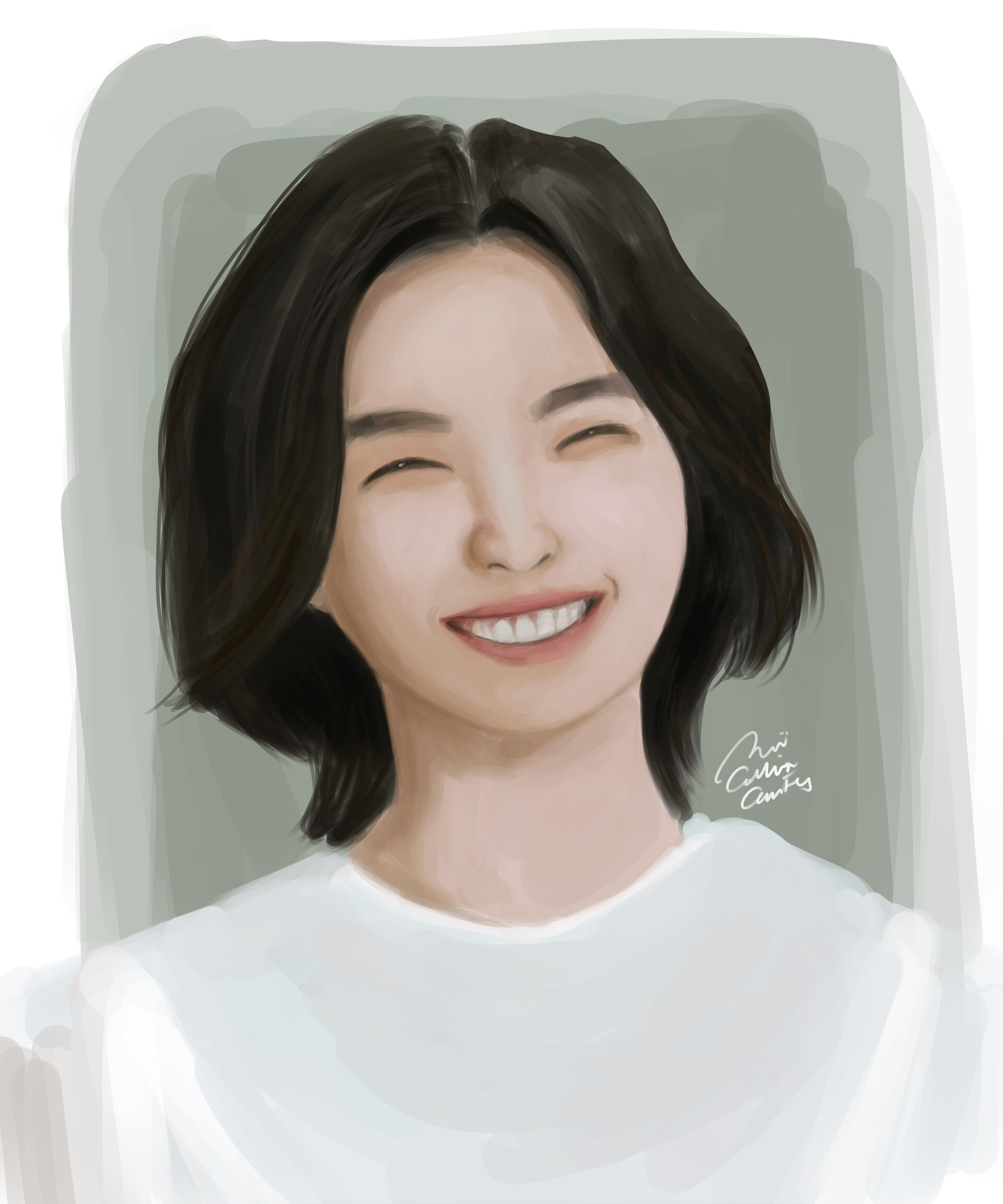 ArtStation - Kim Go Eun - Digital Portrait
