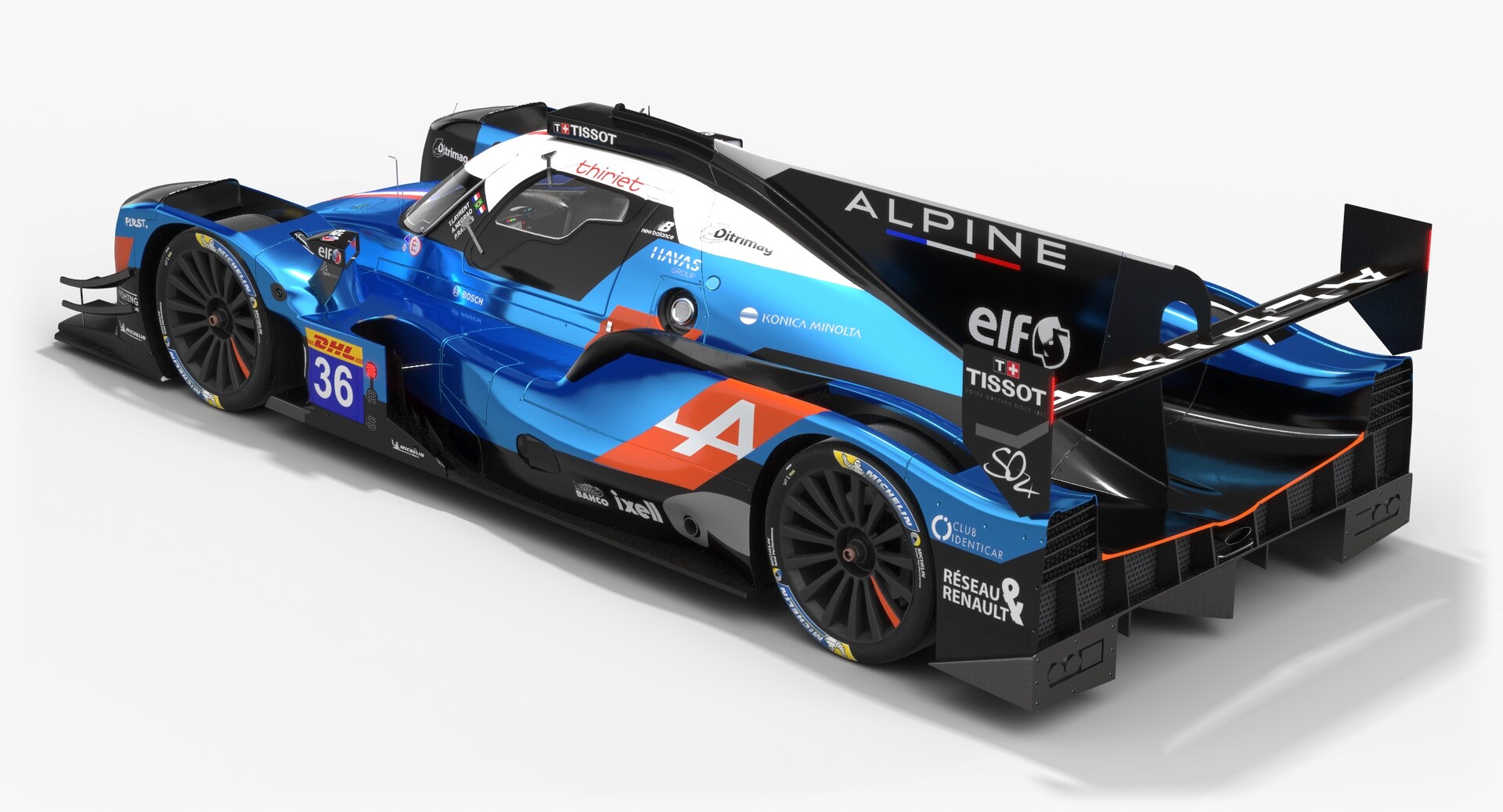 OpticalDreamSoft - Signatech Alpine Elf WEC LMP2 Season 2019 2020 3D model