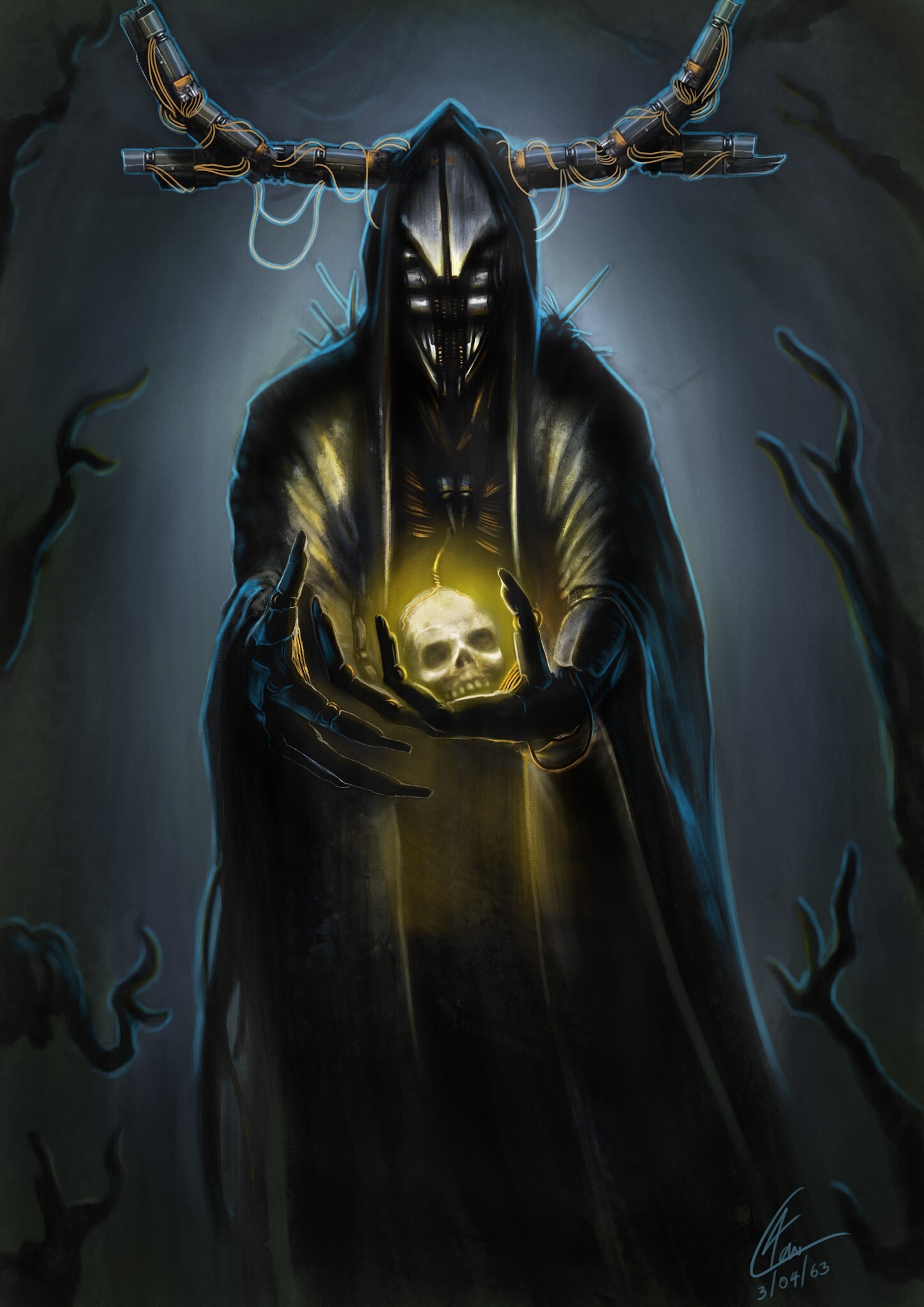 ArtStation - wendigo bio mechanic