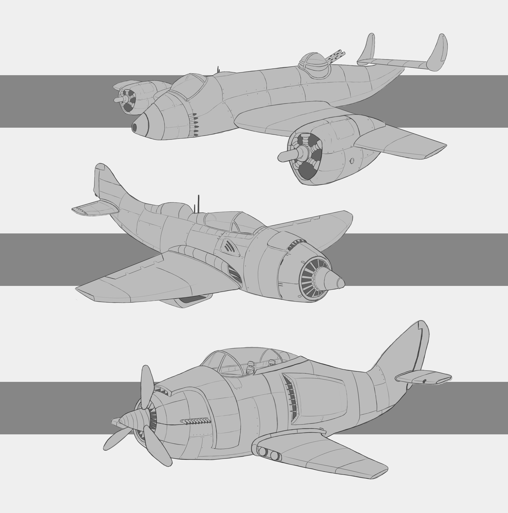 ArtStation - Plane concept