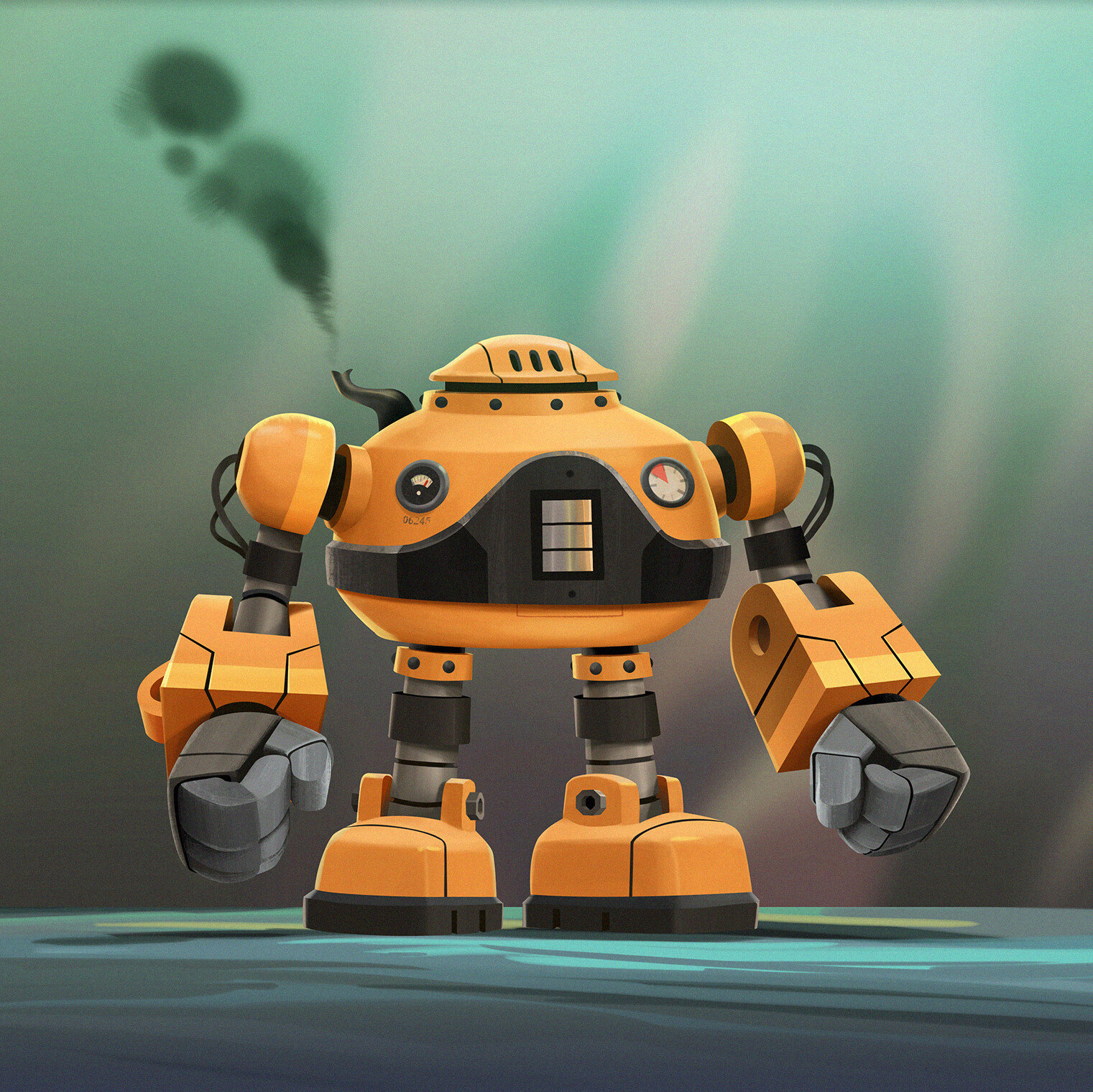 ArtStation - Steampunk Robot