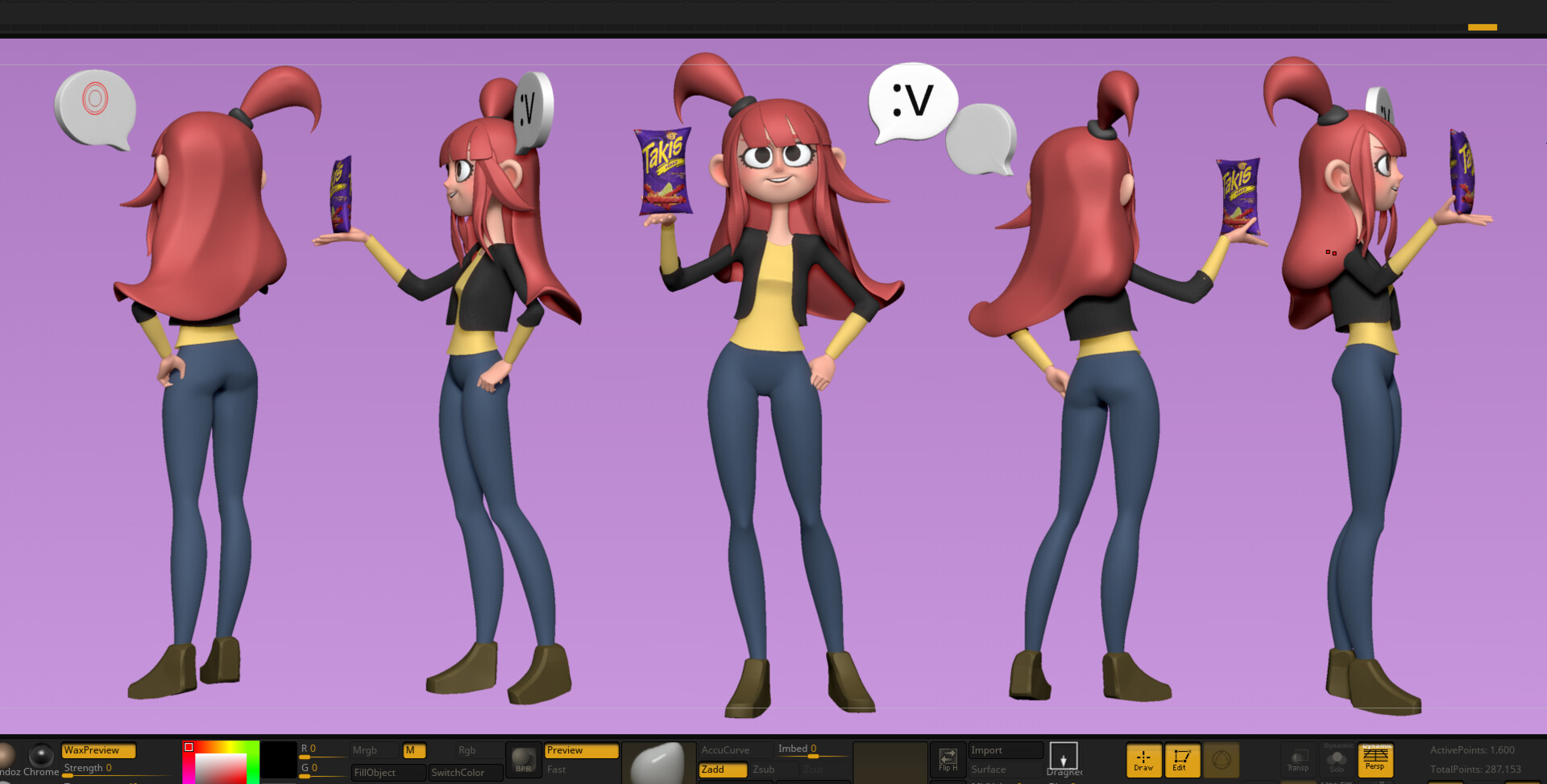 ArtStation - Takis girl :v