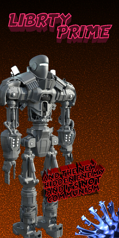 ArtStation - liberty prime Comic