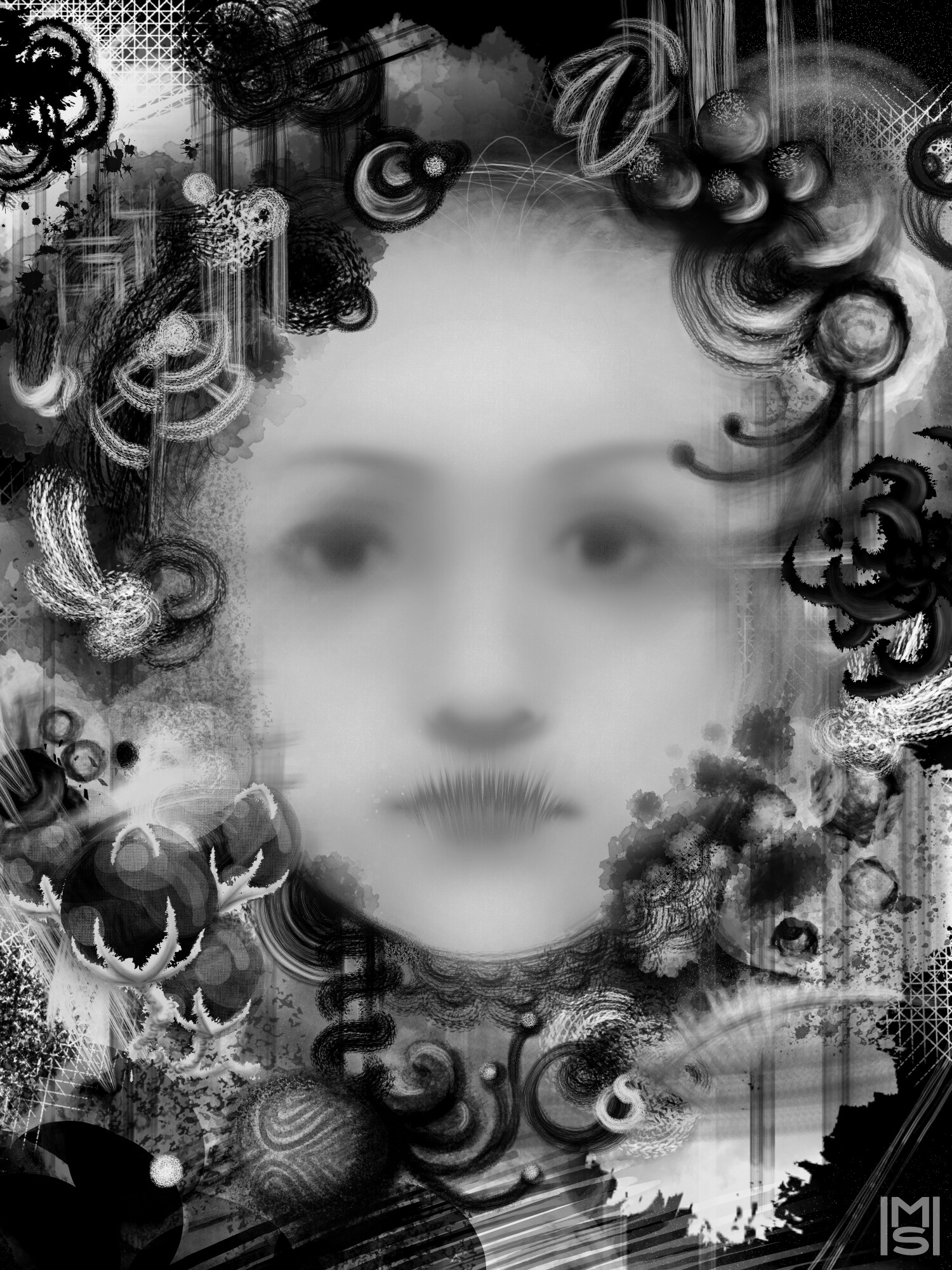 ArtStation - Abstract Self-Portrait