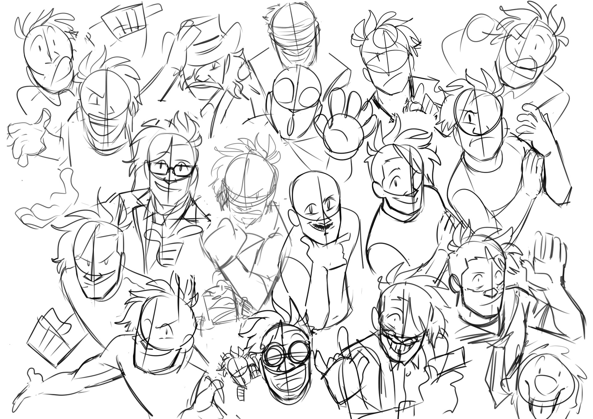 markiplier de stressing coloring pages