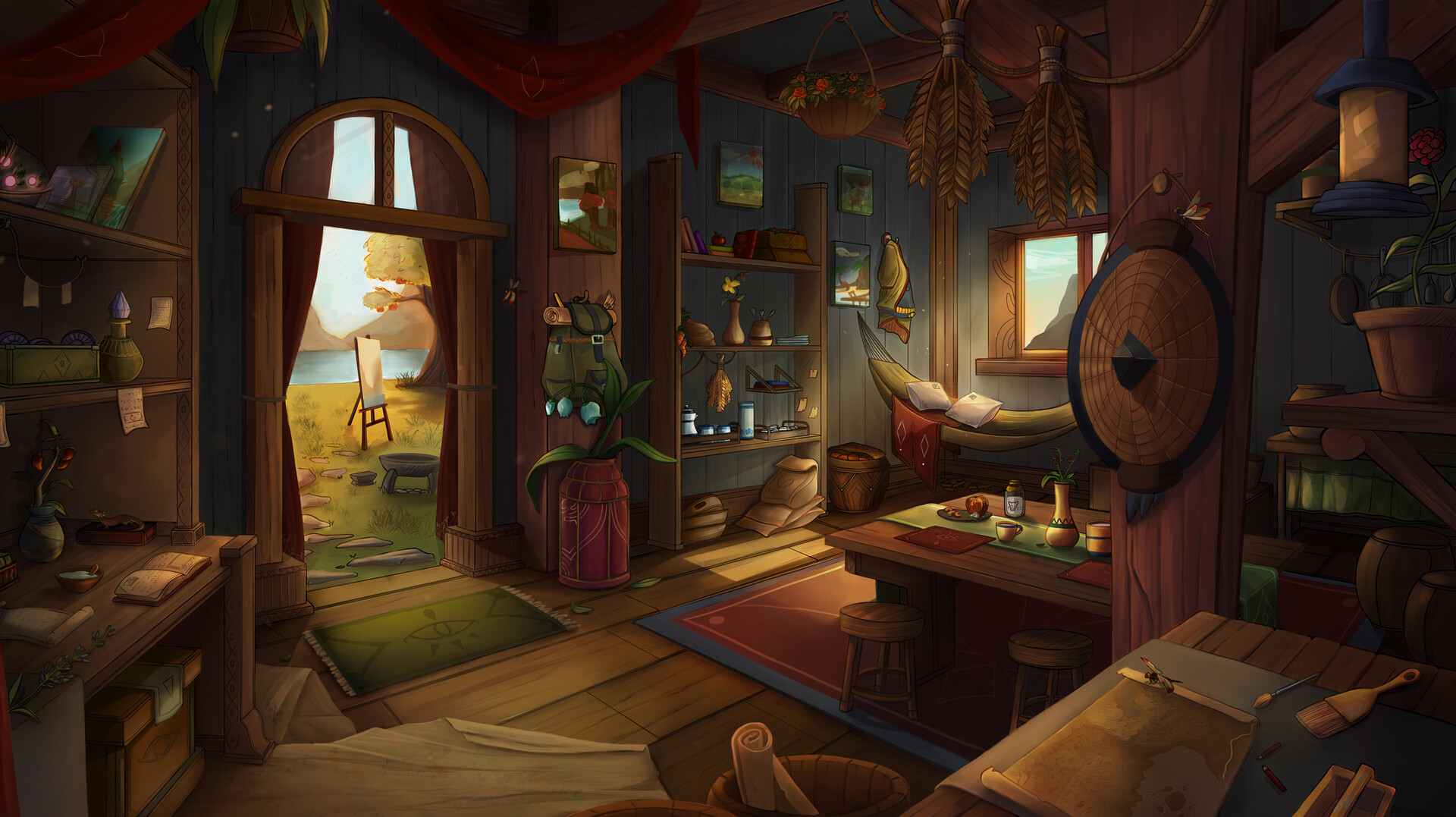 ArtStation - Pikango Room Botw Fanart