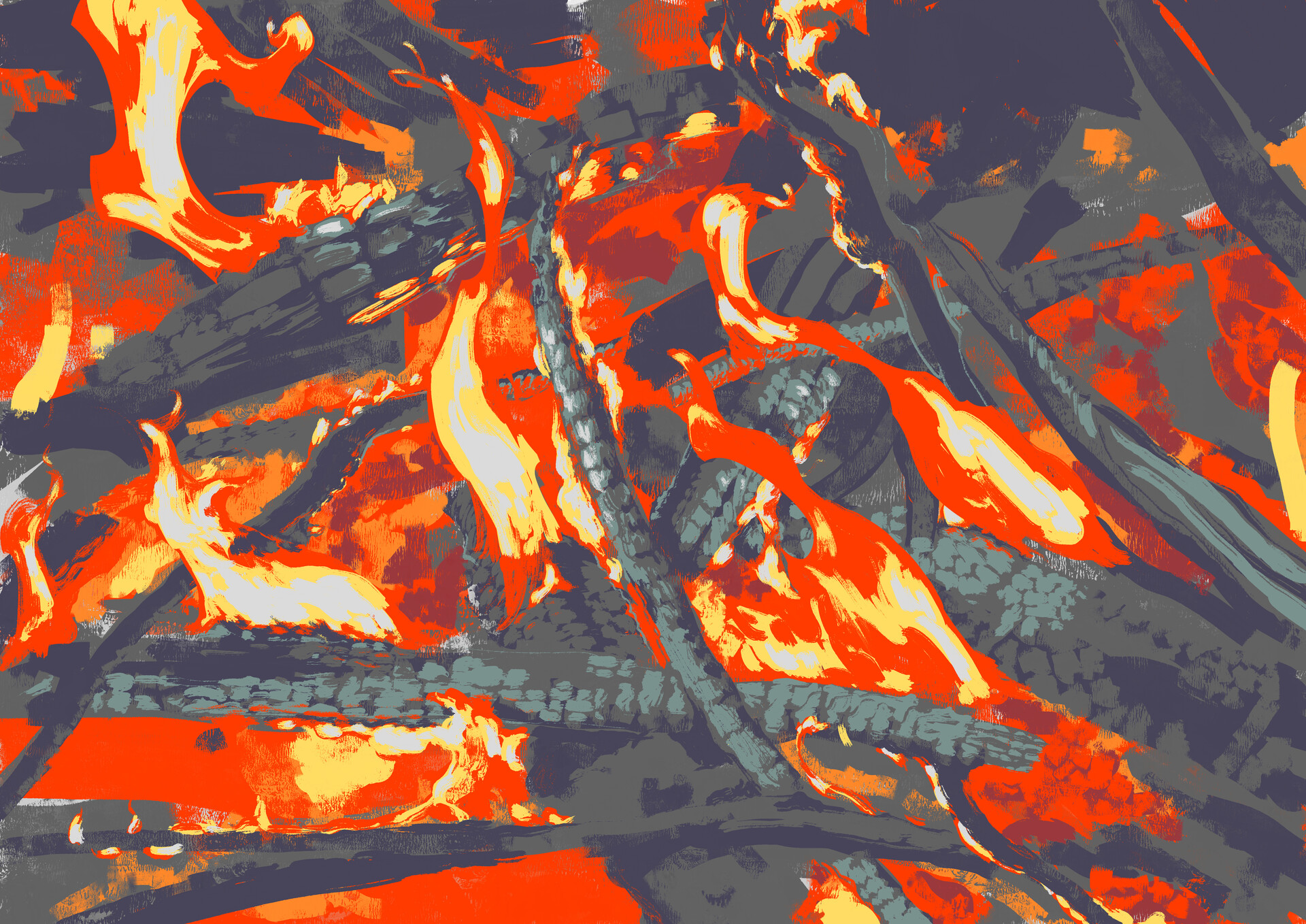 ArtStation - Bonfires