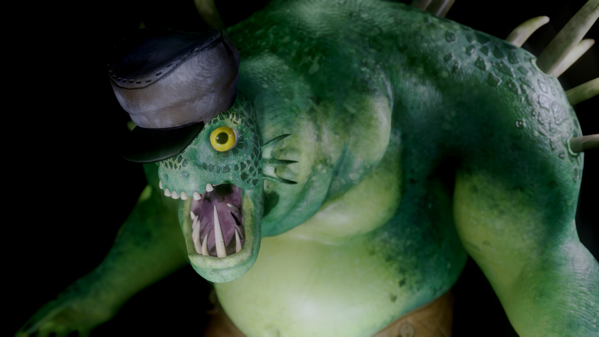 Gabrielle Benninghoff - Stylized Innsmouth Fishman