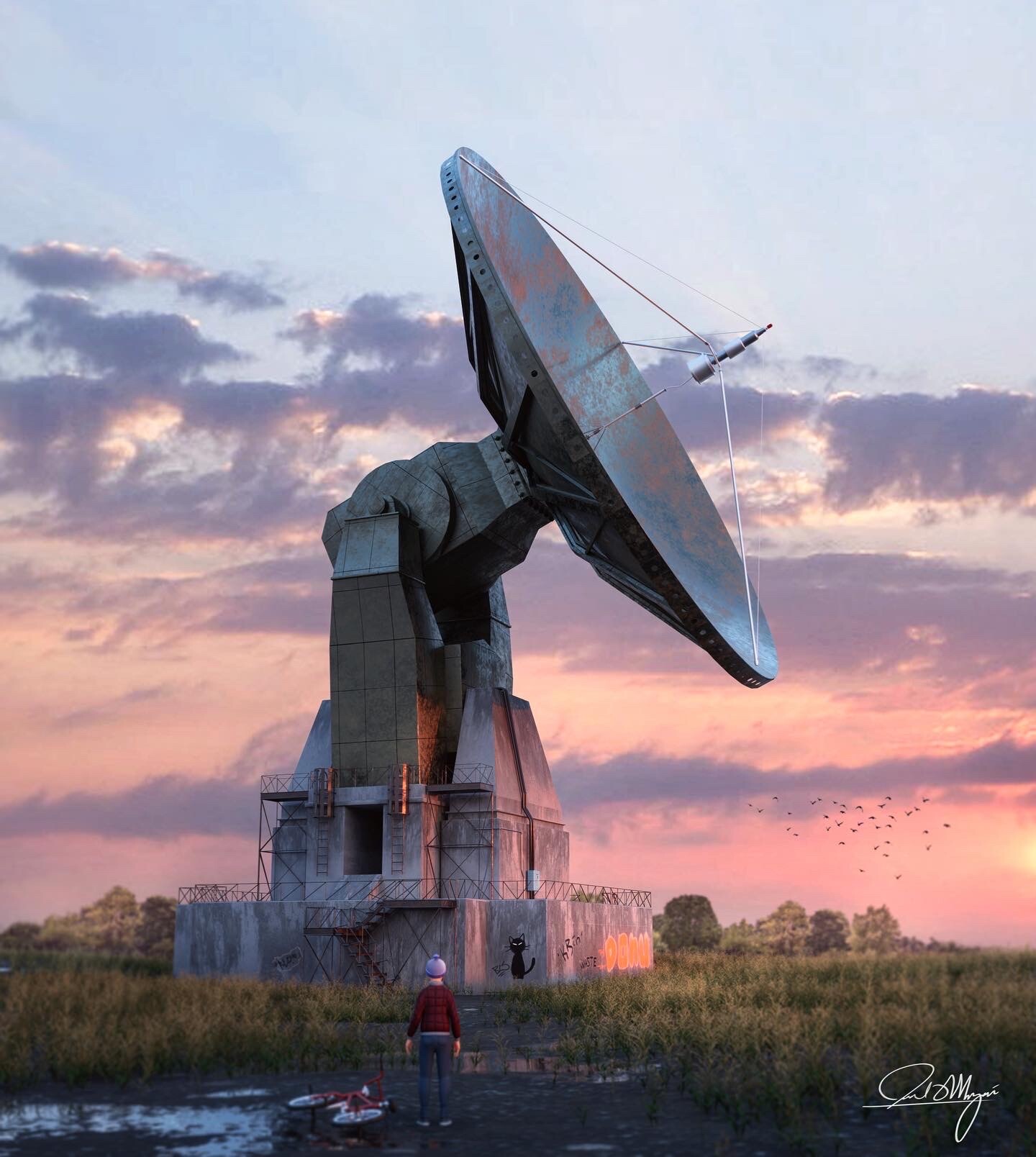 ArtStation - Satellite station