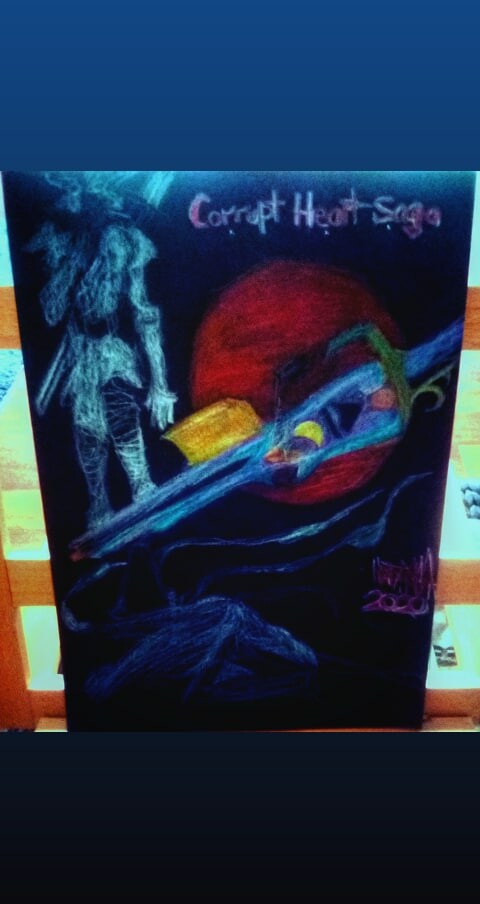 ArtStation - Corrupt heart saga new student smoke break over bloodmoon