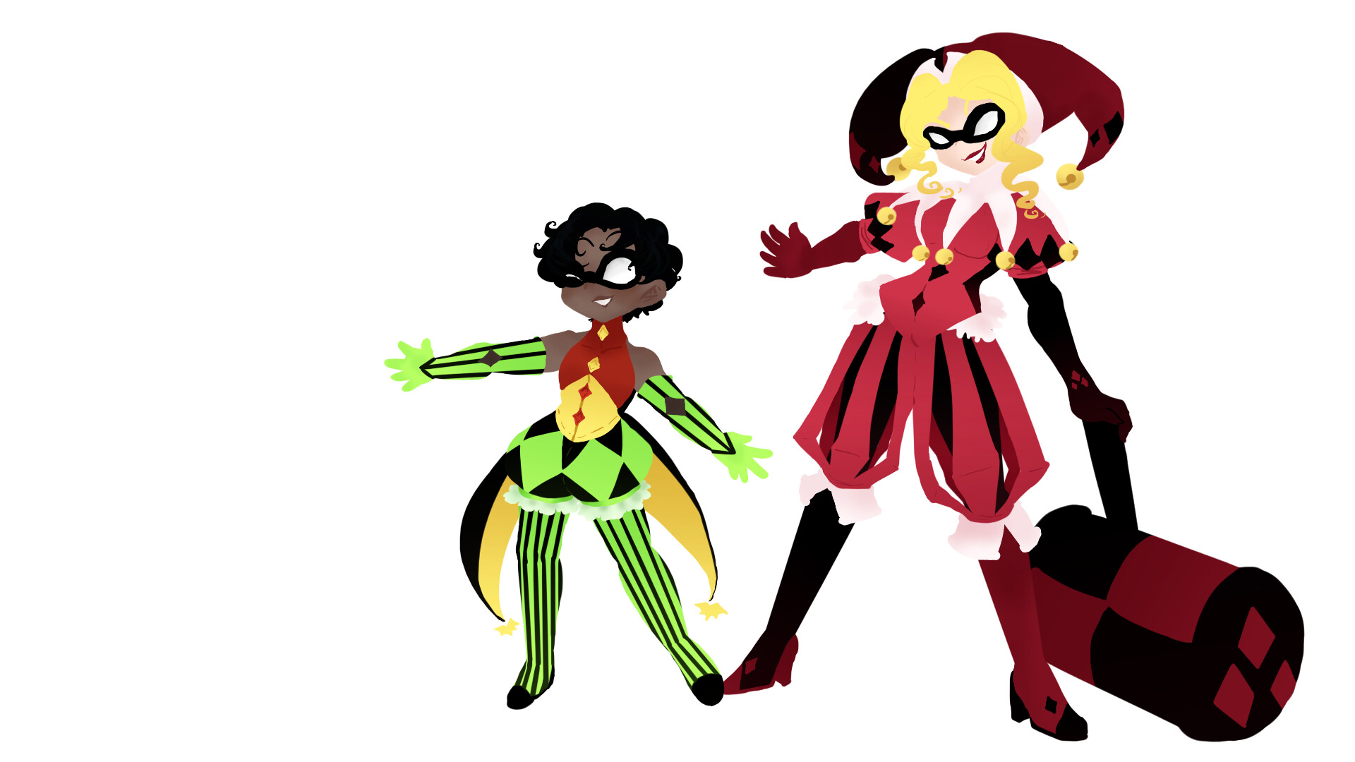 ArtStation - Harley Quinn & Robin