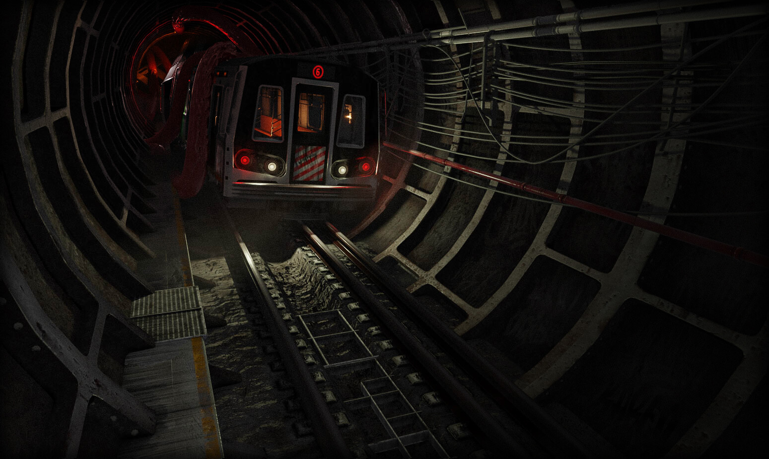 ArtStation - Subway Tunnel Monster