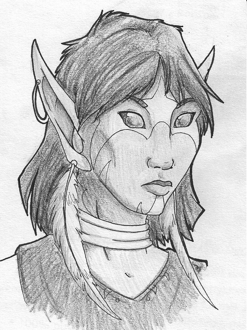 ArtStation - Pathfinder Character - Elf from the Mwangi Expanse