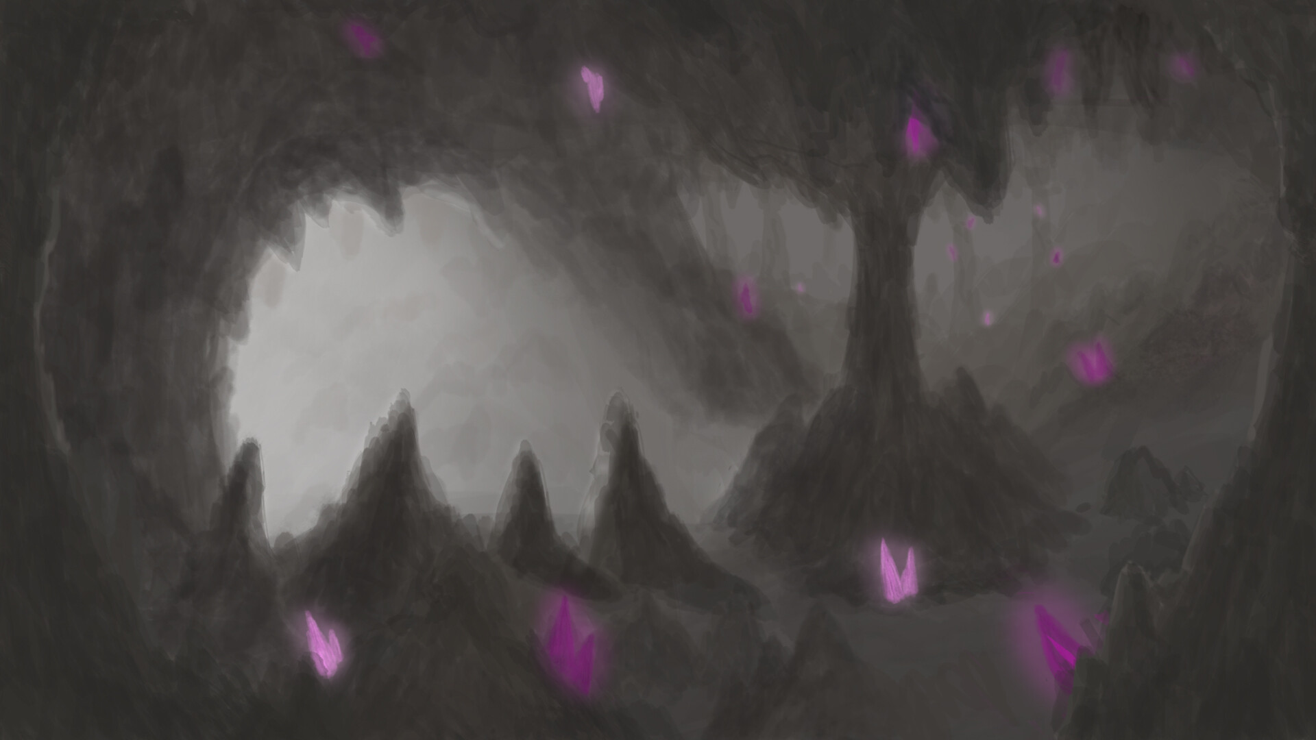 ArtStation - Cave Concept Art