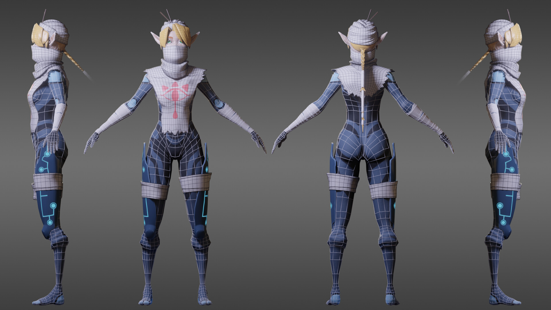 Dean Stevens - Sheik 3D Fanart