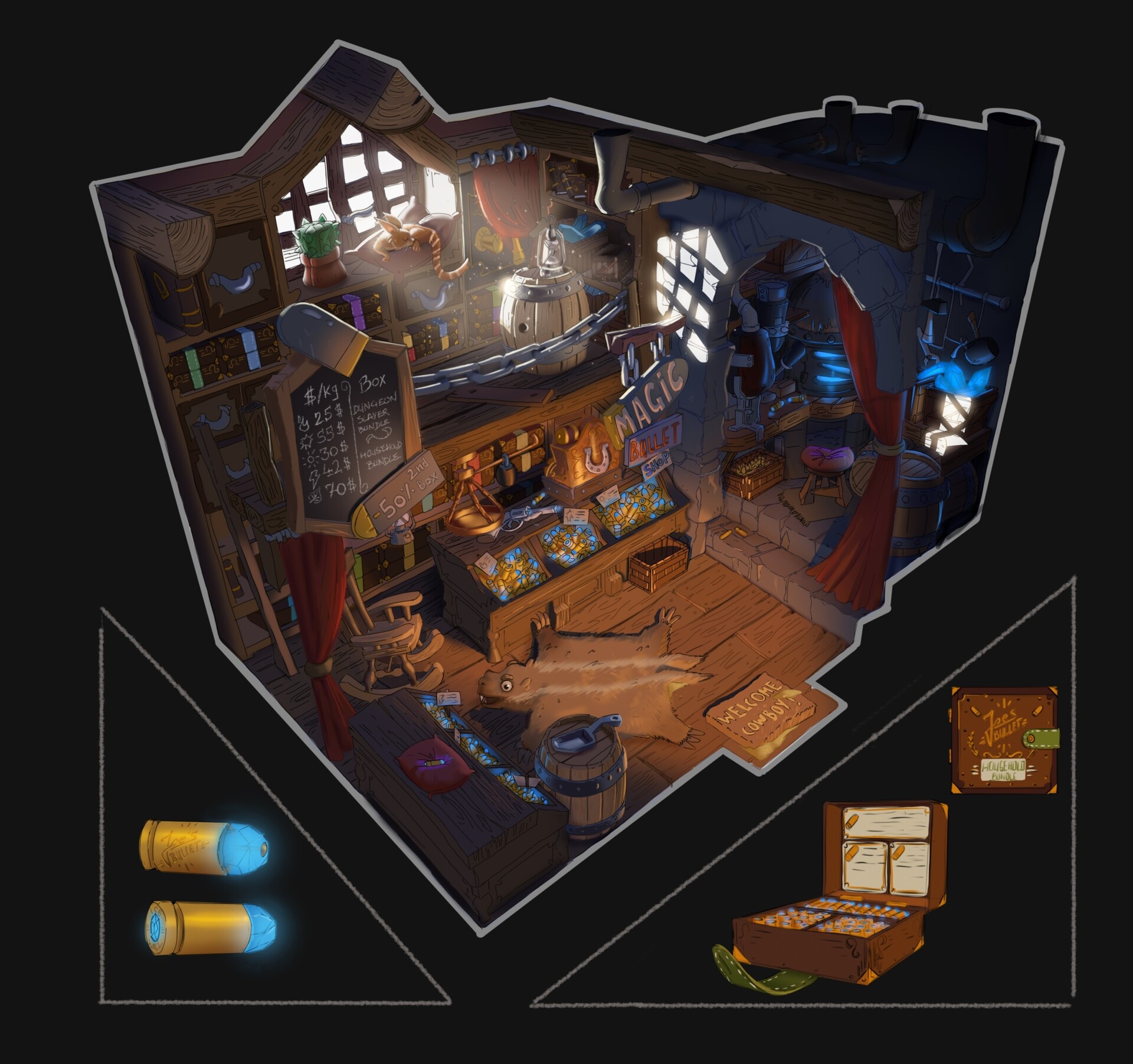 ArtStation - Magic Bullet Shop