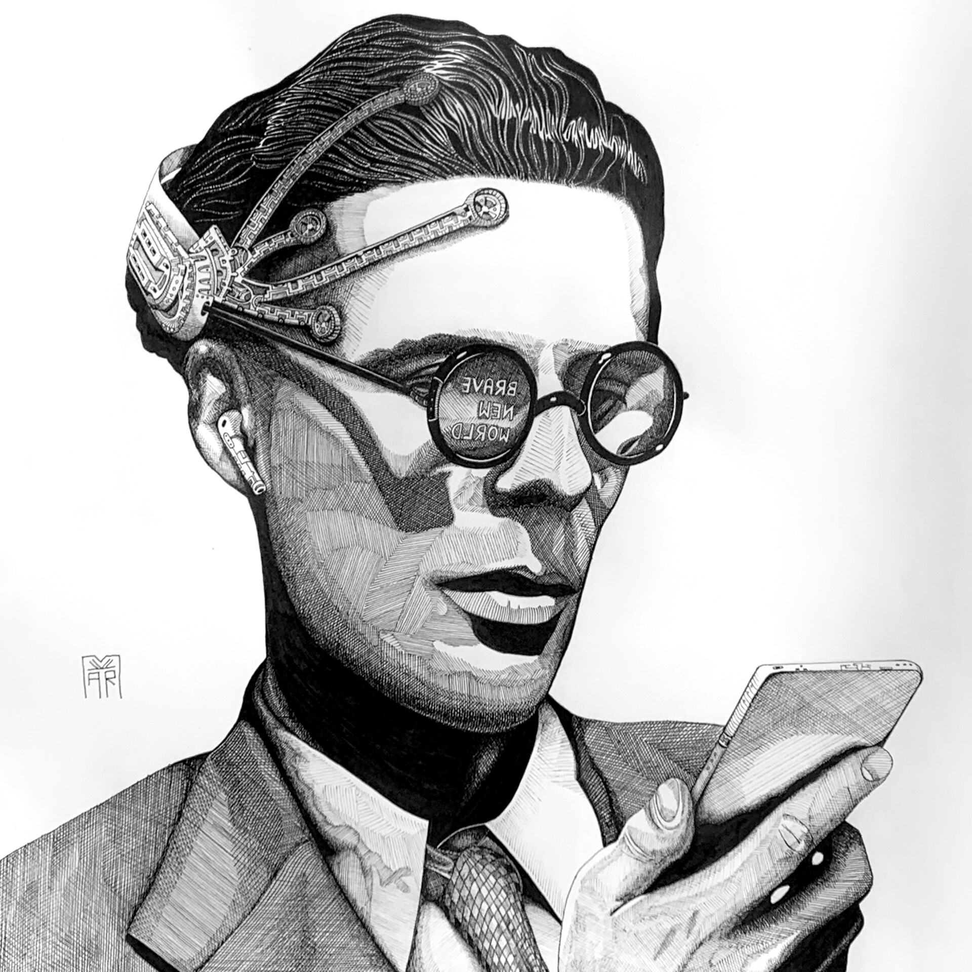 ArtStation - Aldous Huxley Trapped